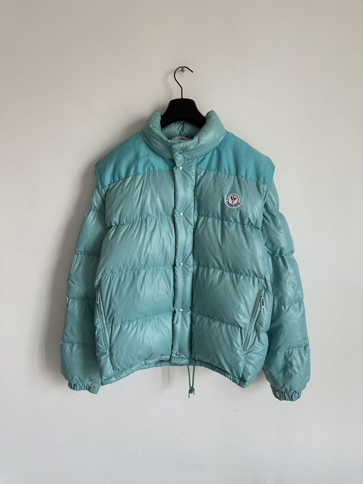 Moncler MONCLER ICONIC LIGHT-BLUE TRANSFORMER DOWN PUFFER | Grailed