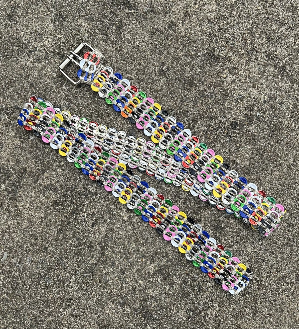 Other Greedy Unit Multicolor Pop Tab Belt | Grailed