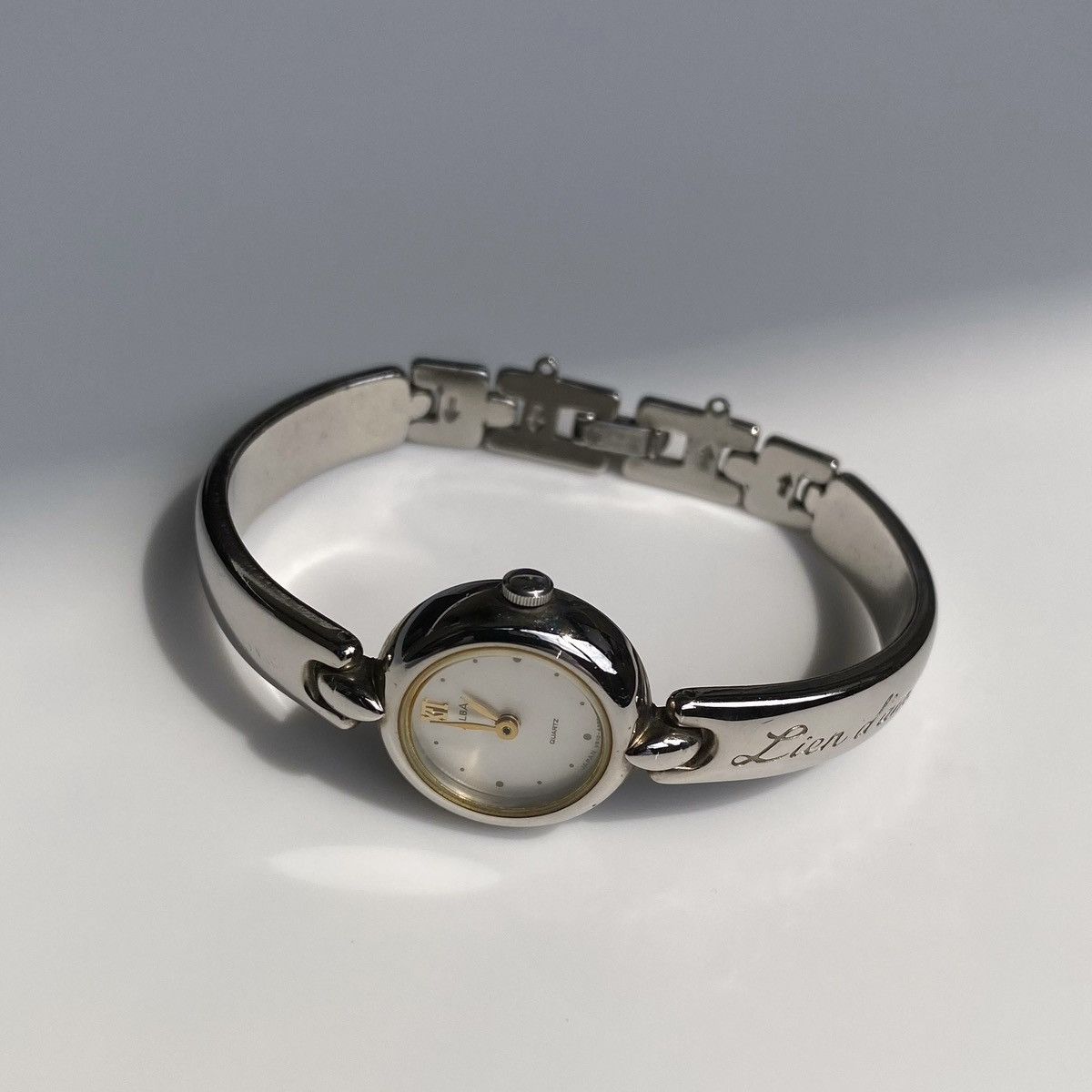 Vintage Seiko Alba Silver Round Bangle Watch | Grailed