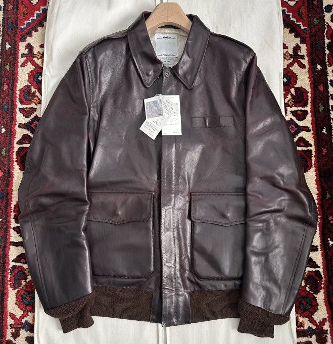Visvim Visvim 12aw ELMENDORF ITALIA Leather Jacket | Grailed