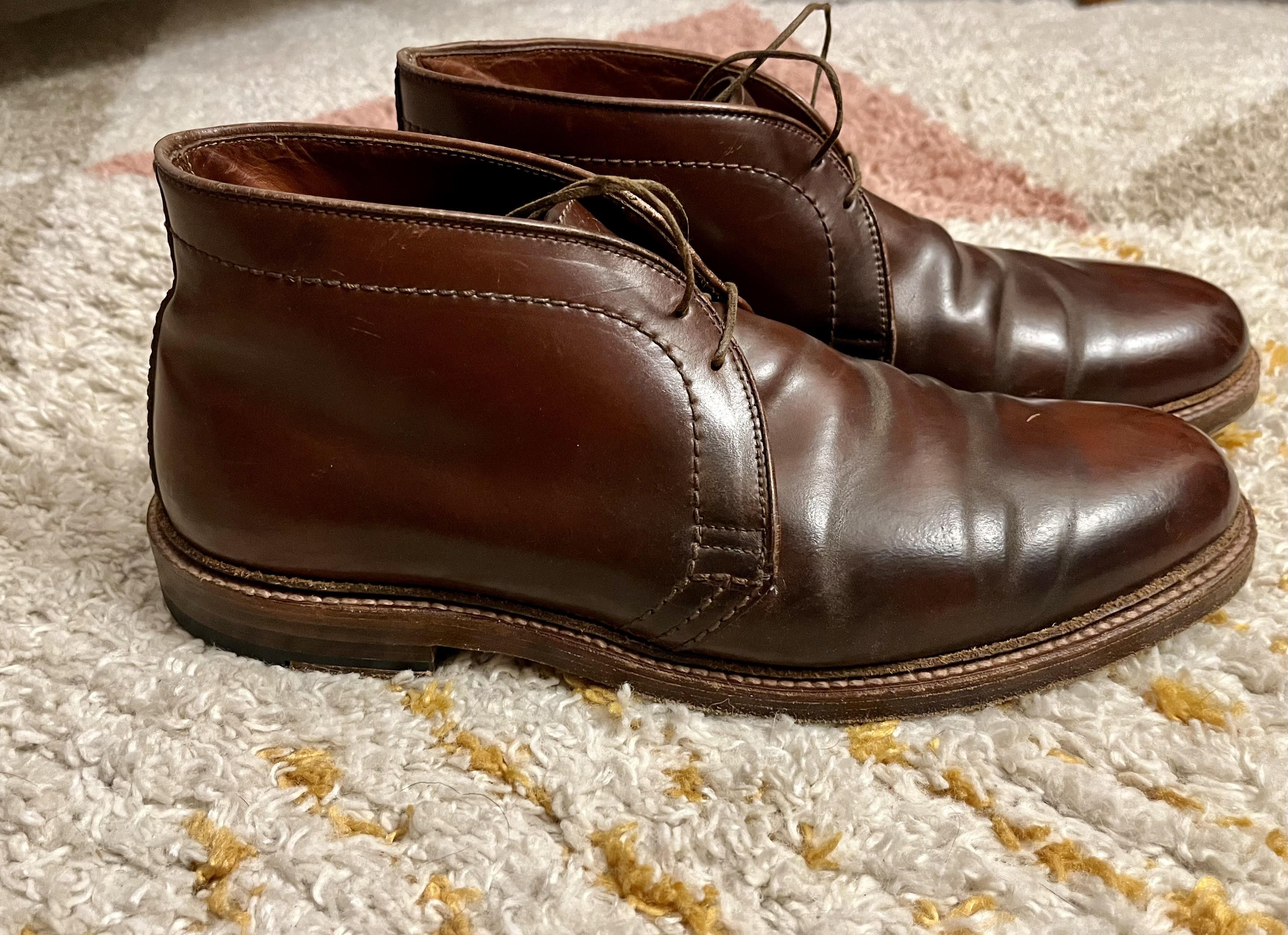 Alden Alden Ravello Shell Cordovan Chukkas 10D | Grailed