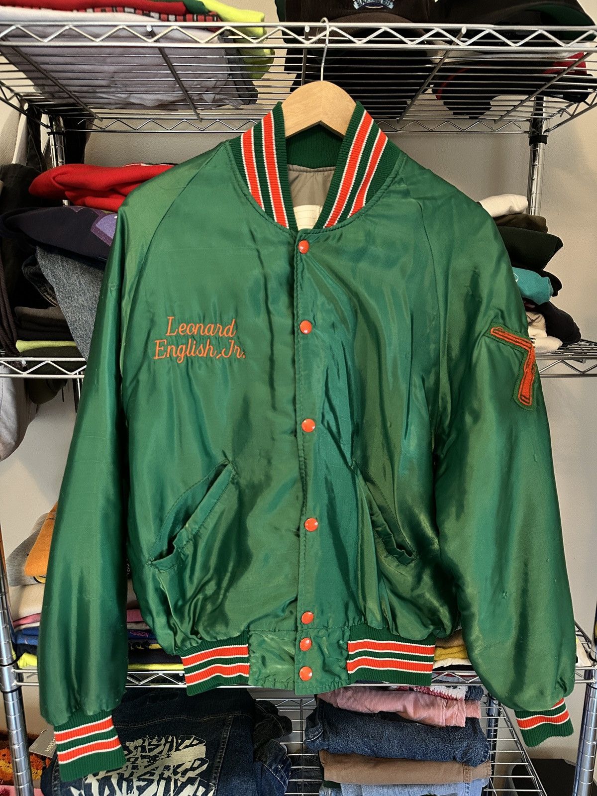 Vintage Vintage Satin Bomber | Grailed