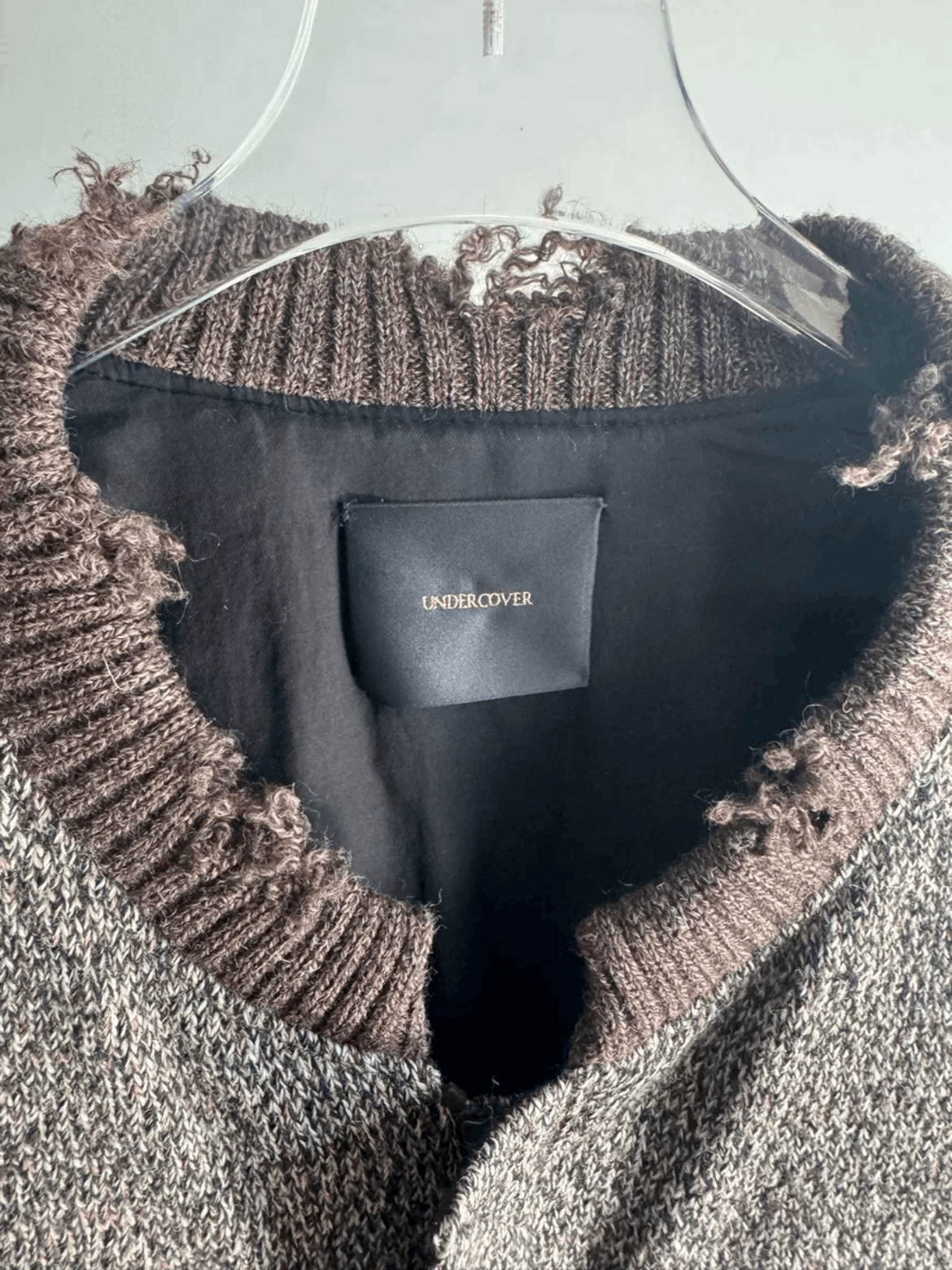 Undercover Sz 2 Undercover Distressed Knitwear Jacket | Grailed