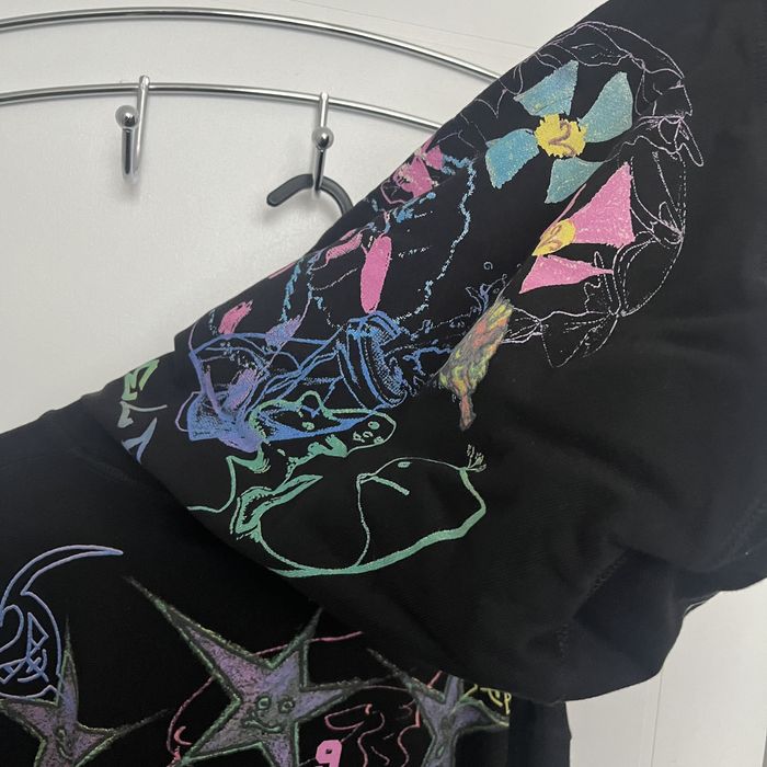 Sad Boys Bladee Extasia 333 Hoodie Claire Barrow Black XL | Grailed