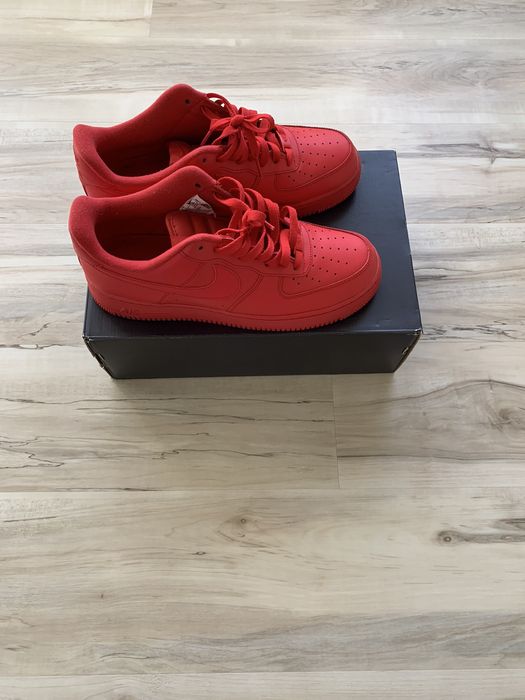 Nike Red Air Force 1s 07’ | Grailed