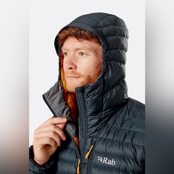 Rab RAB Microlight Alpine Jacket, beluga blue and packable | Grailed