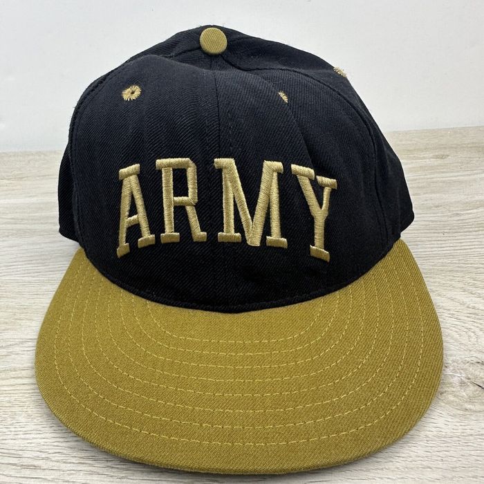 New Era Army Black Knights 6 3/4 Hat NCAA Army Cadets New Era Black ...