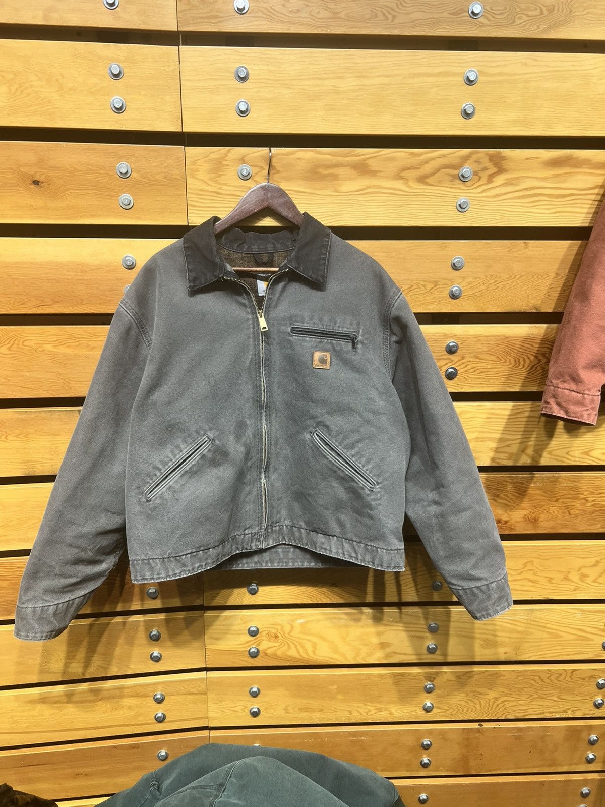 Carhartt × Streetwear × Vintage Carhartt Detroit Jacket J97 Grey | Grailed