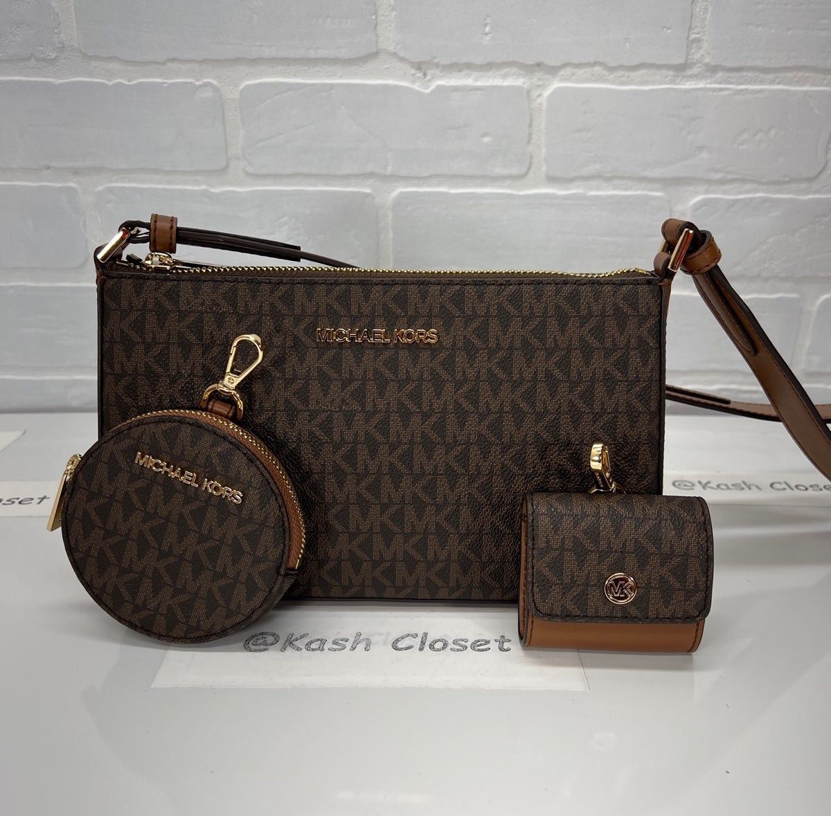 Michael Kors Michael Kors Tech Attach Crossbody Small Jet Set Travel MK ...