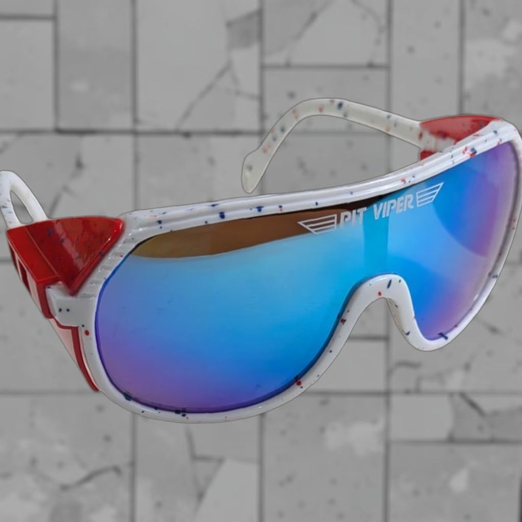 Pit Viper VINTAGE Pit Viper Sunglasses Shield Rainbow Theme Unisex ...