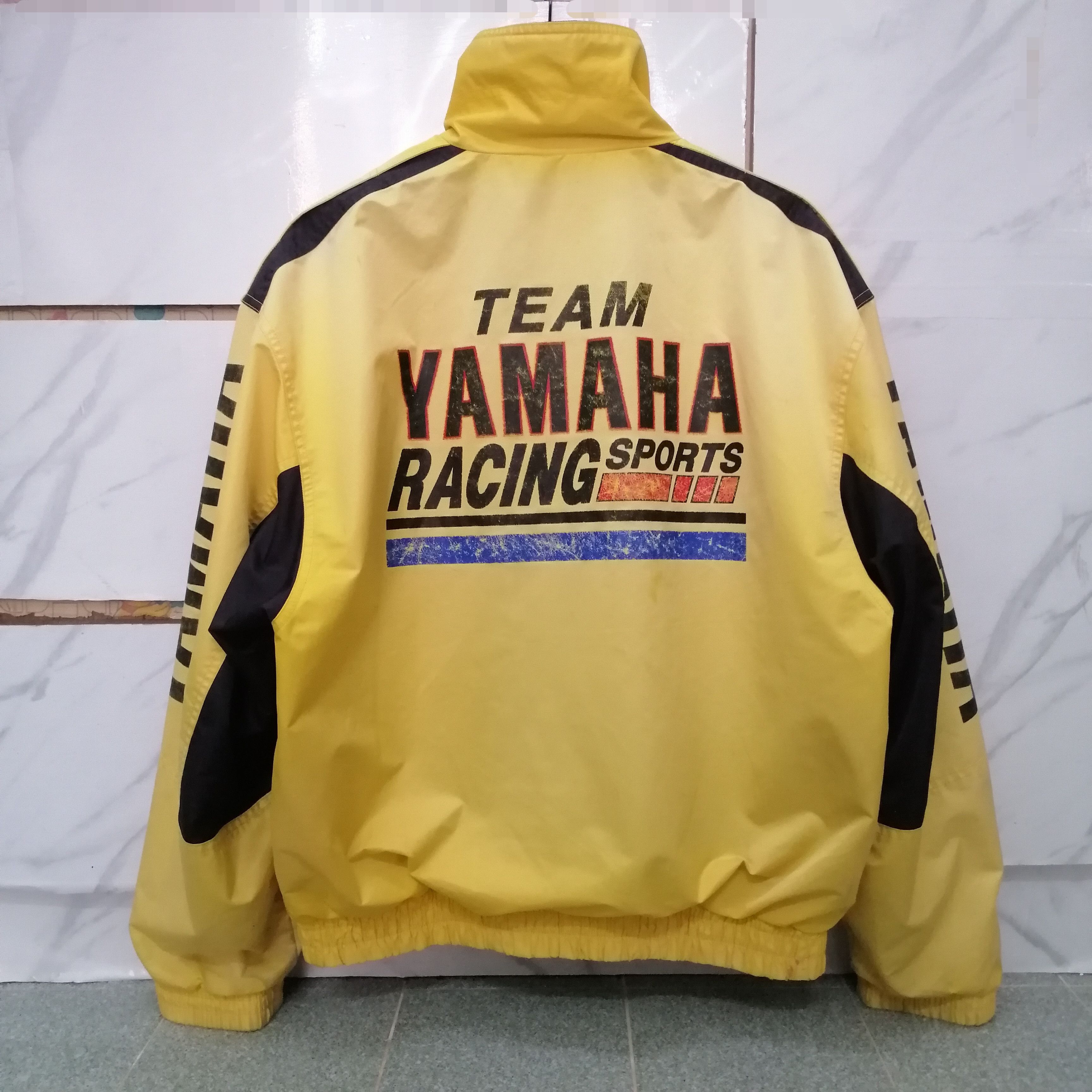 Yamaha Vintage Team YAMAHA Racing Jacket With Sun Faded Effect | Grailed