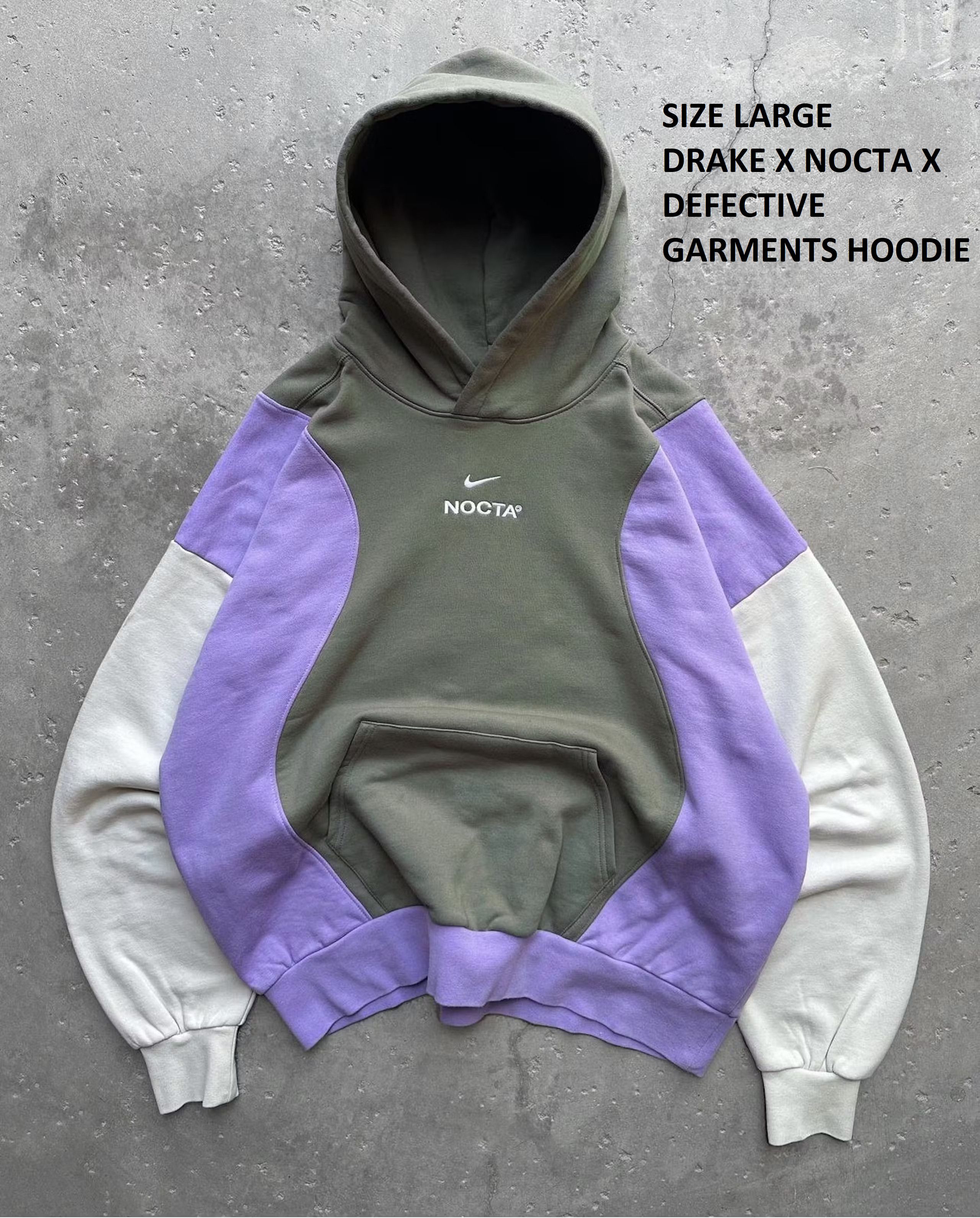 Drake × Nike Defective Garments x NOCTA x Drake Hoodie | Grailed
