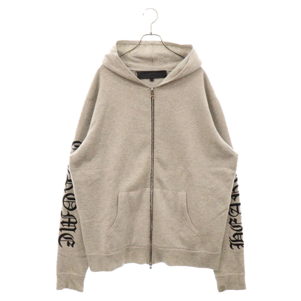 Chrome Hearts CHROME HEARTS embroidered arm logo zip-up hoodie | Grailed
