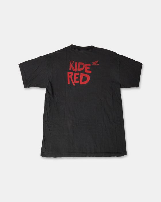 Vintage 1990s Honda Ride Red Car T-Shirt | Grailed