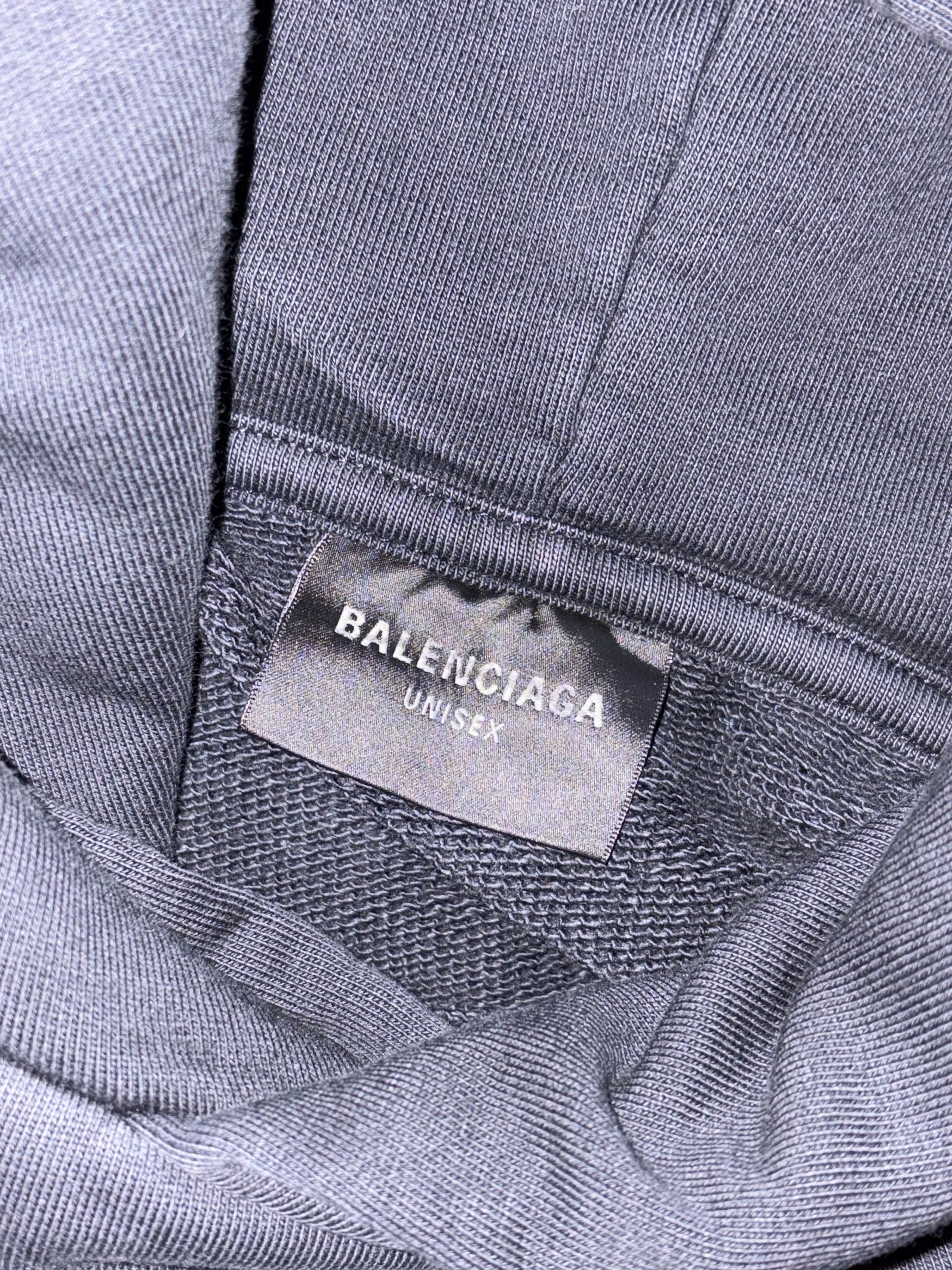 Balenciaga Balenciaga Metal Outline Logo Hoodie | Grailed