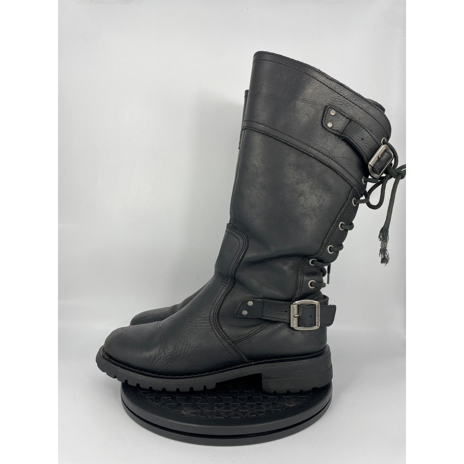 Harley Davidson Harley-Davidson Alexa Leather Motorcycle Boots Size 9 ...