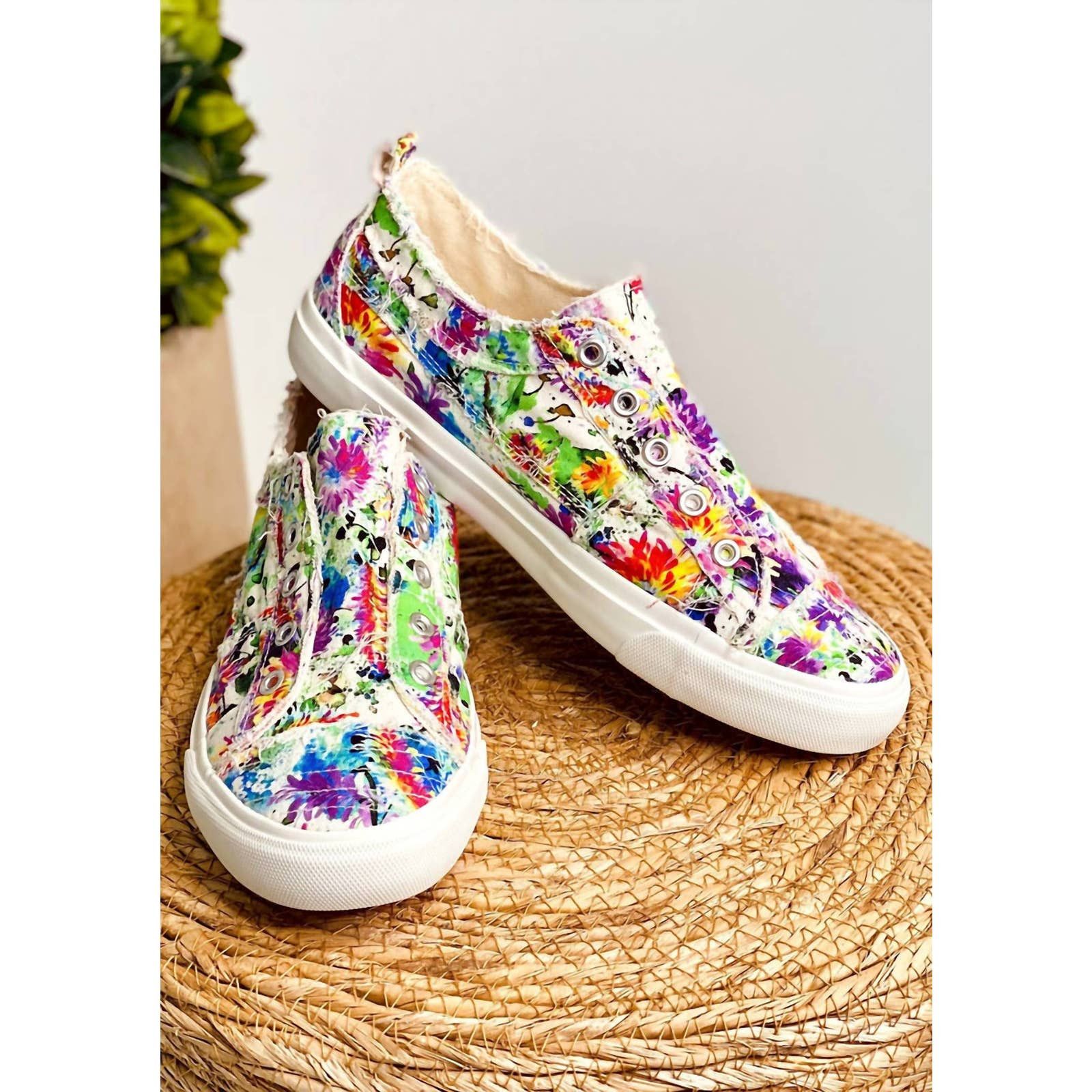 Designer CORKYS FOOTWEAR Babalu Splatter Slip On Sneaker In Floral ...
