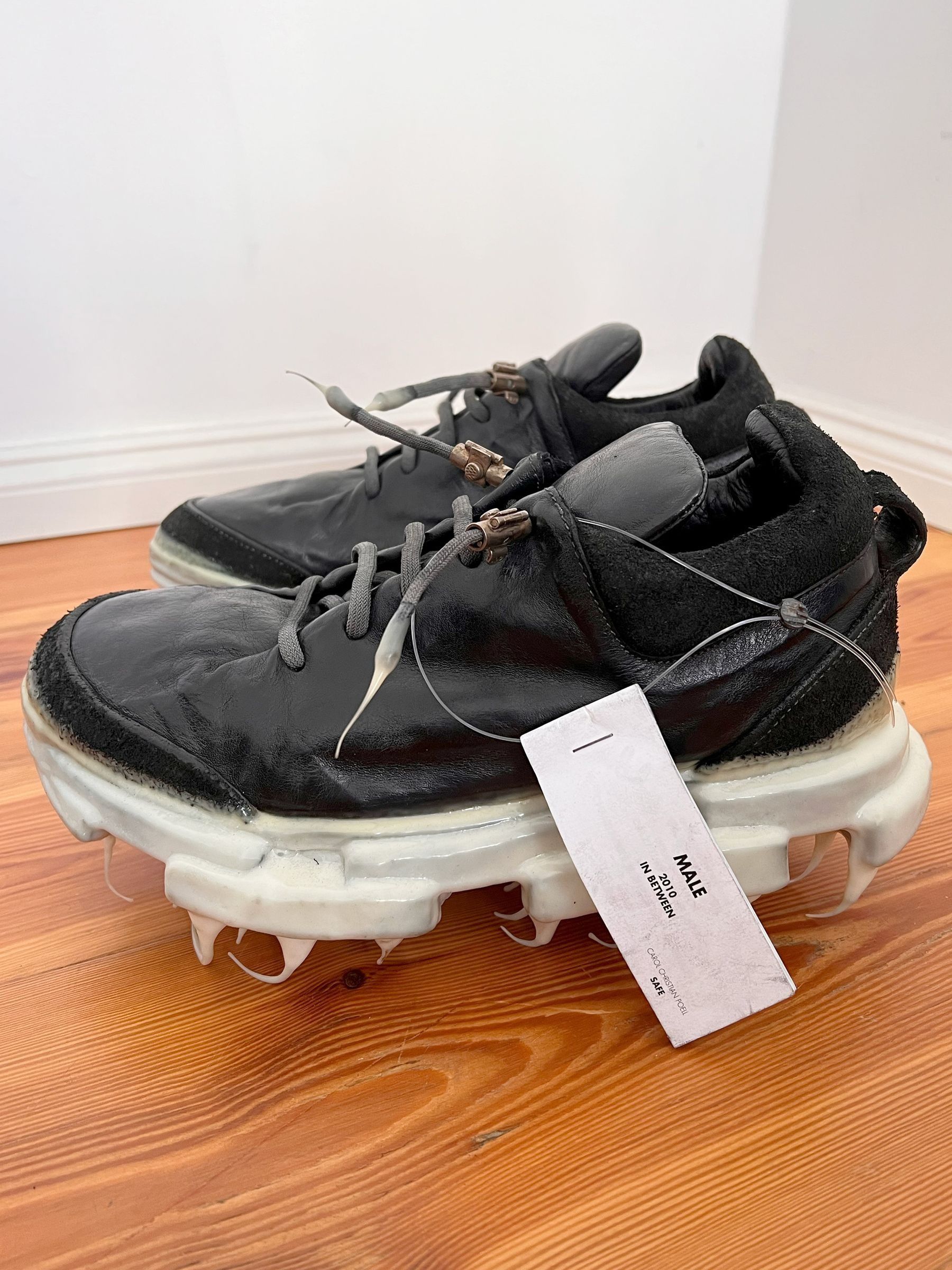 Carol Christian Poell CCP Iced Paper Dart Drip Low Top Sneaker | Grailed