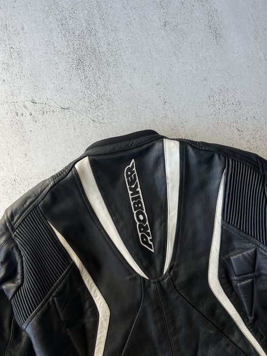 Leather Jacket Probiker PRX Racing Vintage Motorcycle Leather Jacket ...