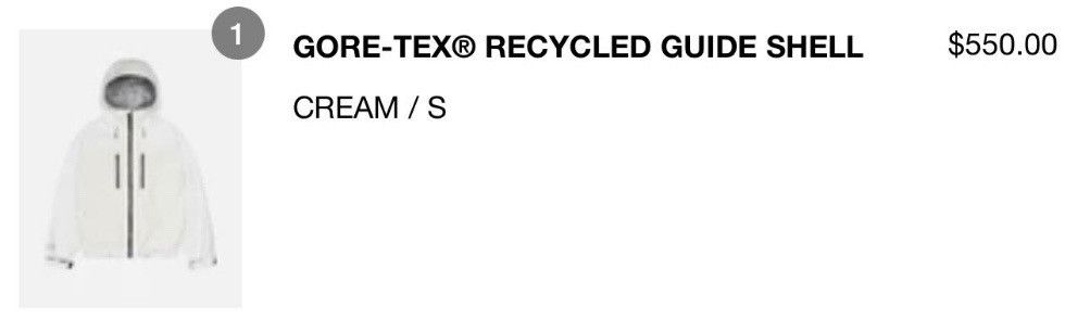 Stussy Stussy GORE-TEX Recycled Guide Shell | Grailed