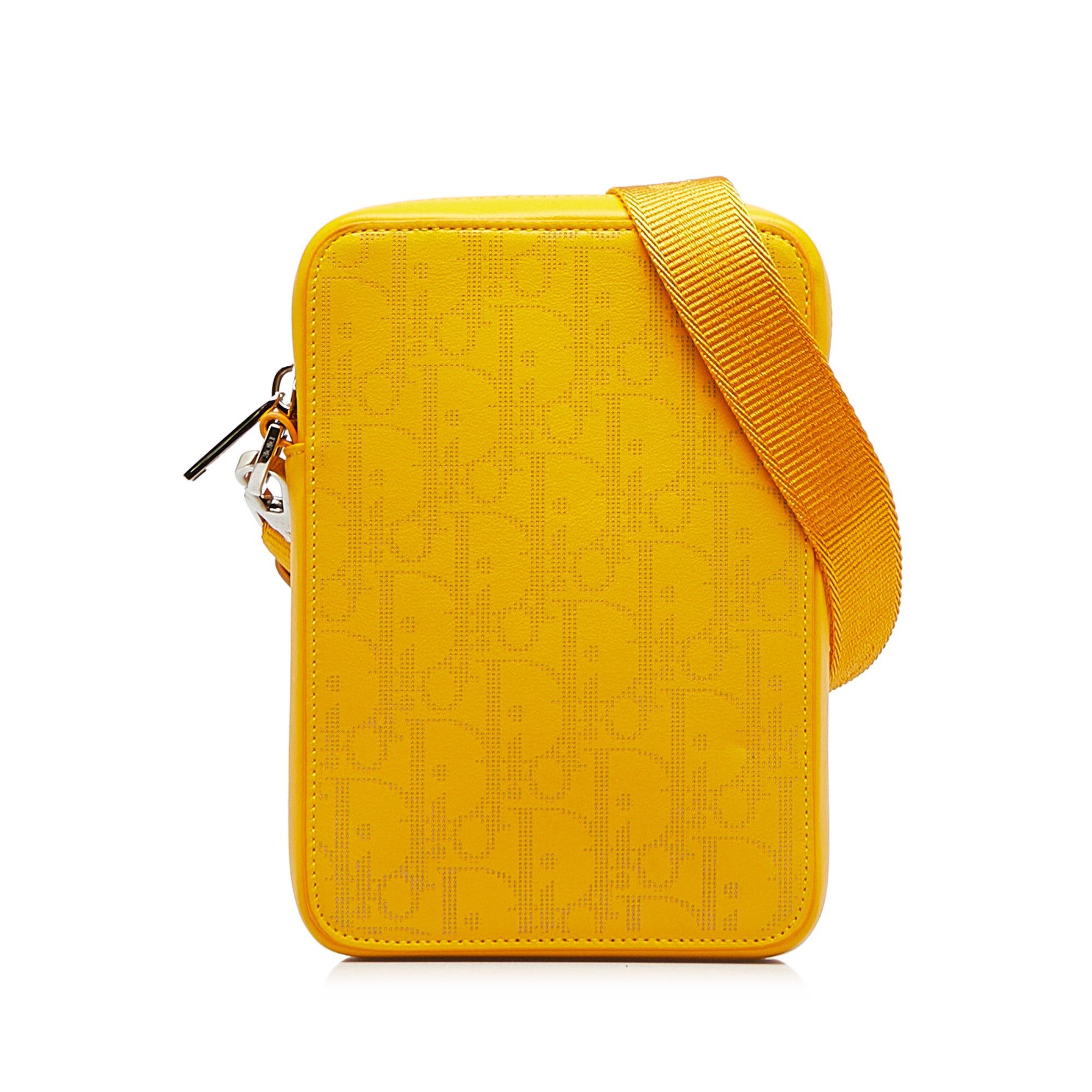 Dior Yellow Oblique World Tour Messenger Bag | Grailed
