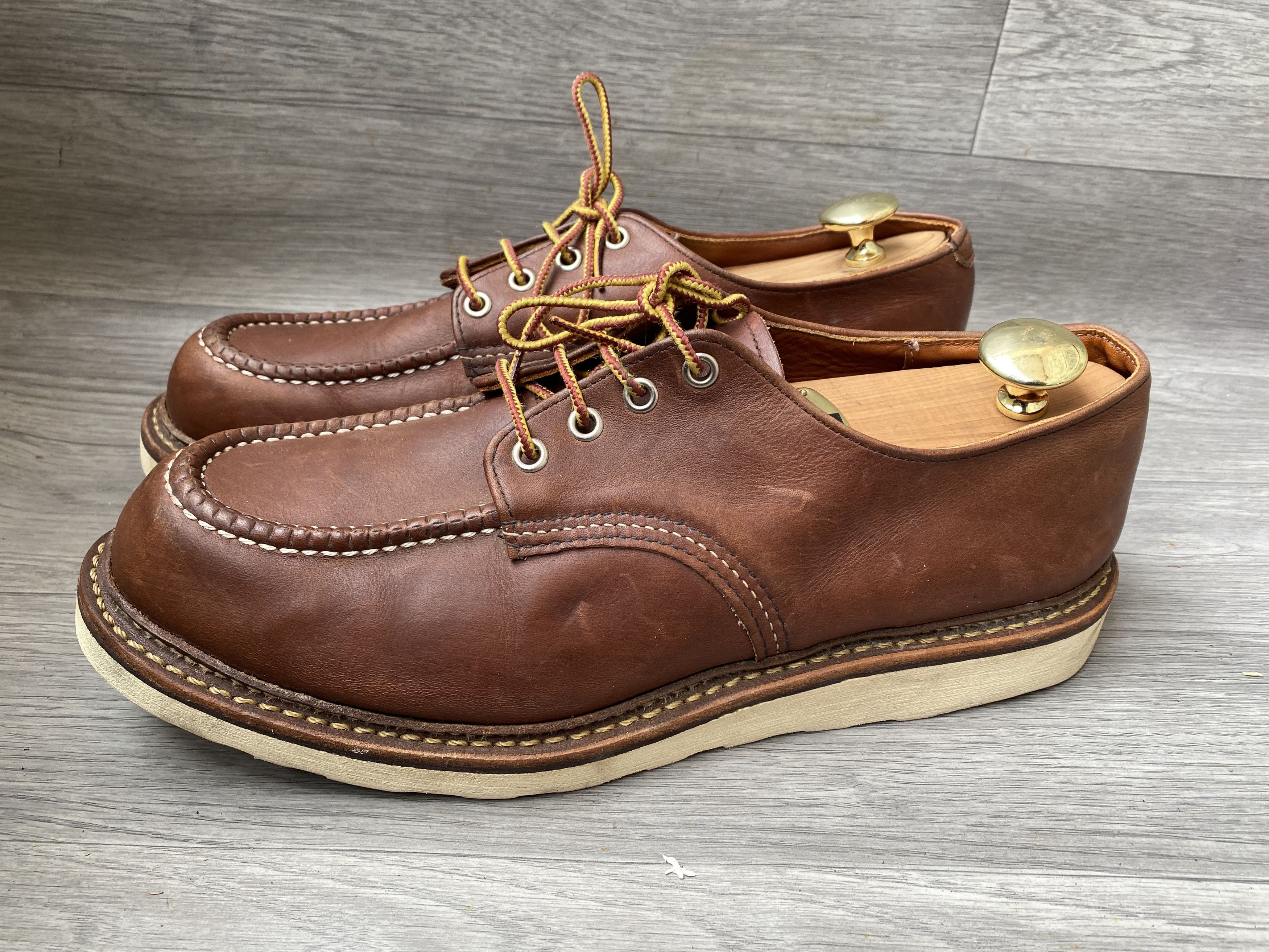 Red Wing Red wing moc toe Oxford shoes | Grailed