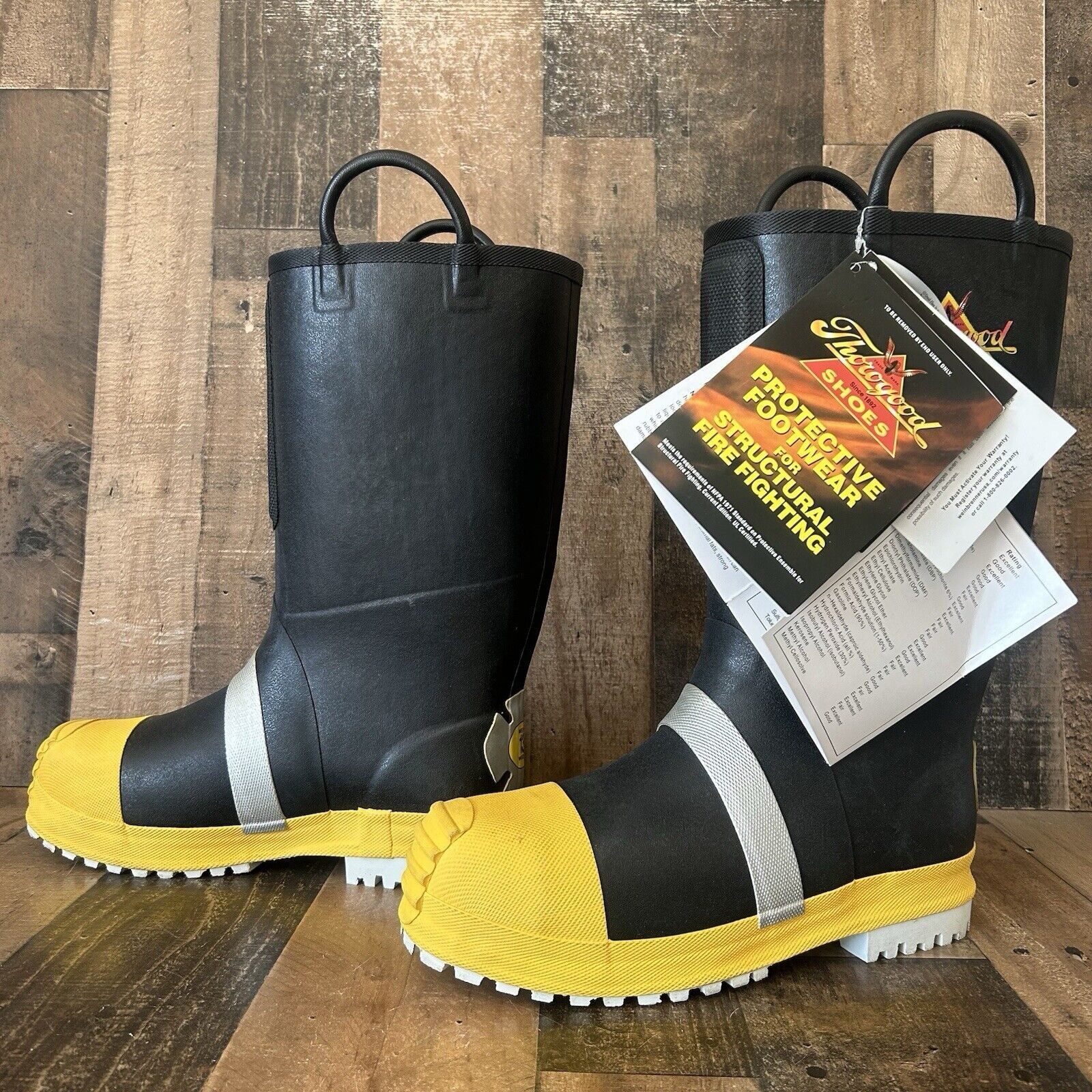 Thorogood Thorogood Hazmat Steel Toe Fire Fighter Boots Mens 13 W | Grailed