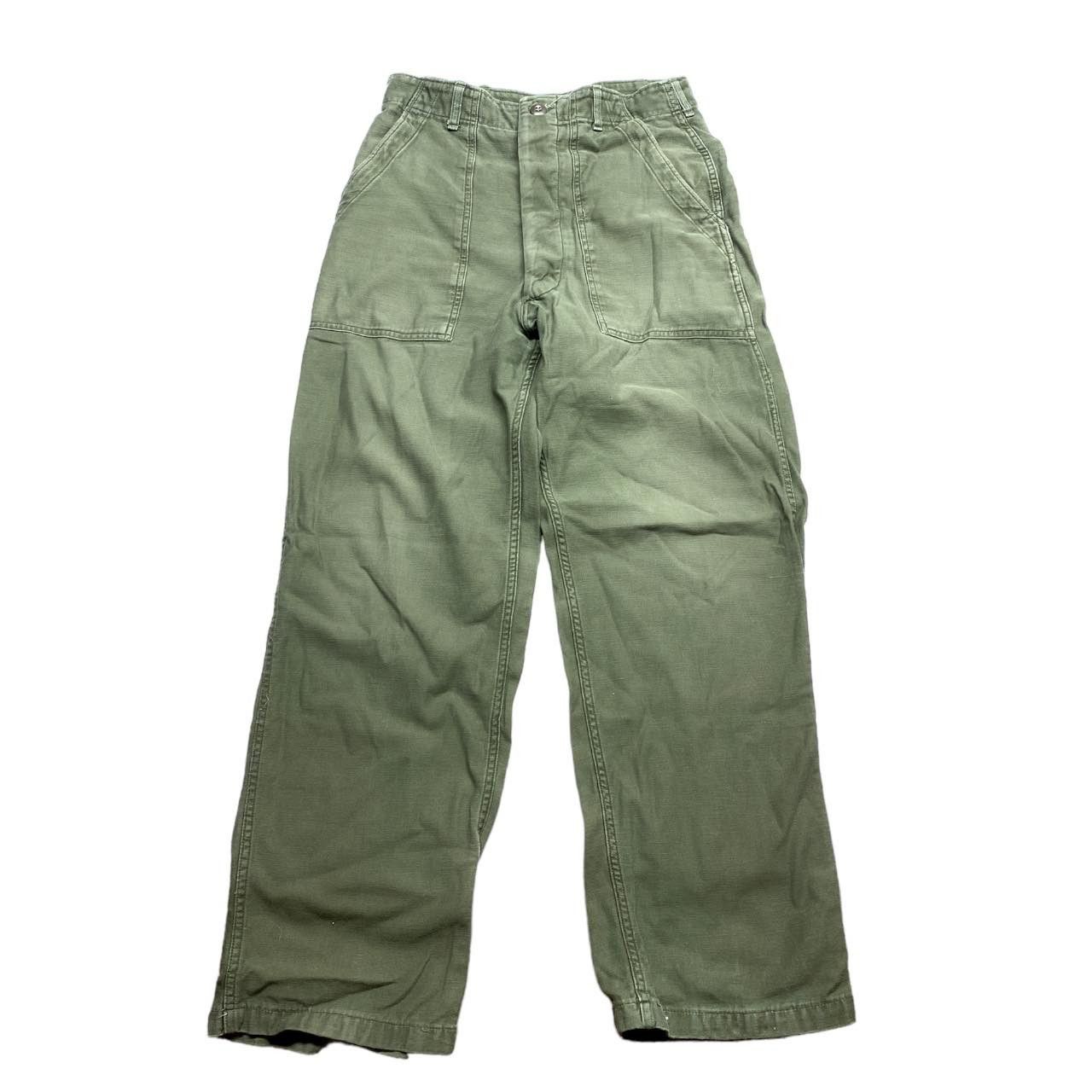 Military × Vintage 60s og 107 Green Army Pants Baggy Fit | Grailed