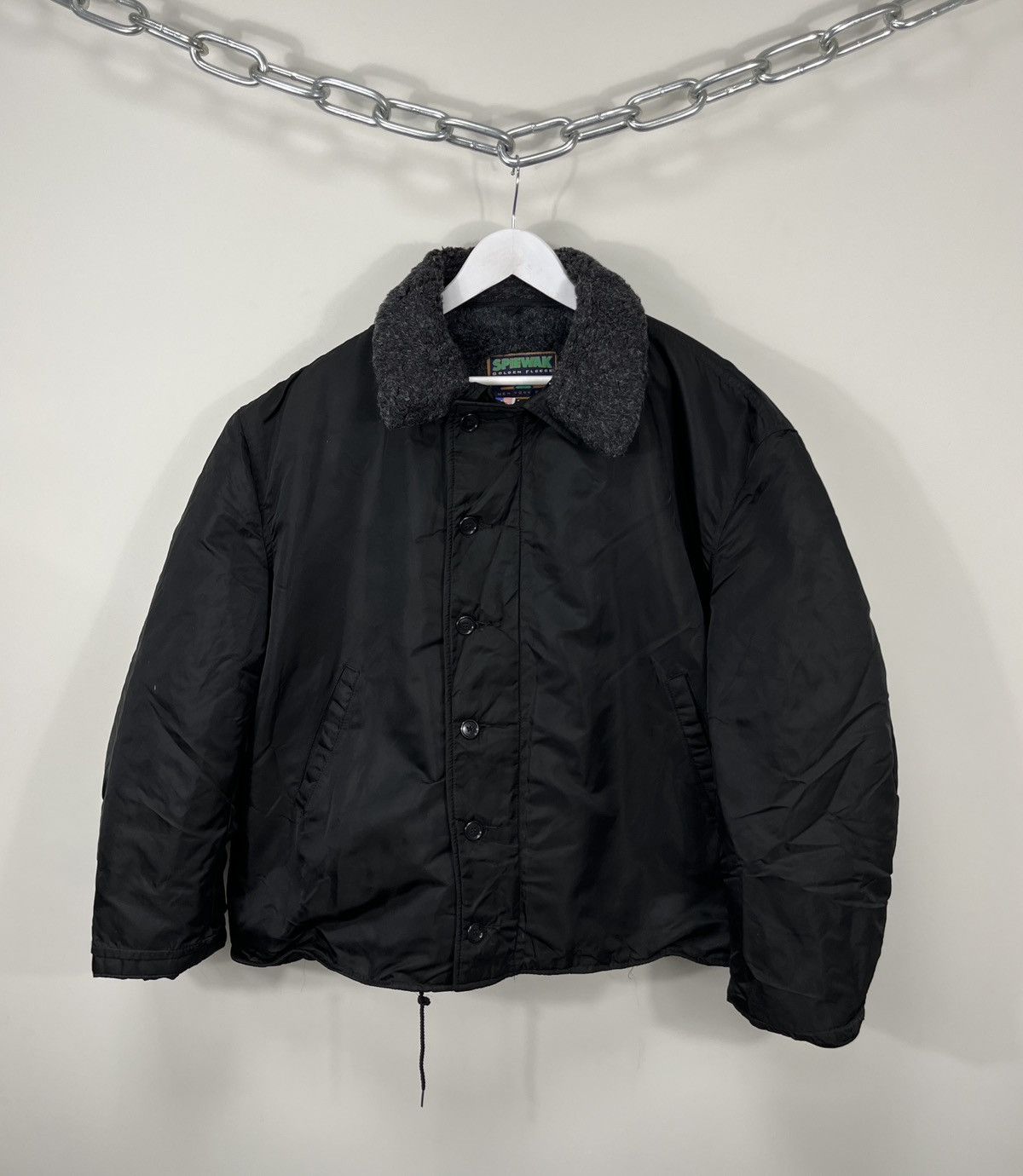 I. Spiewak And Sons × Vintage Vintage 90s Spiewak Military Black Flight ...