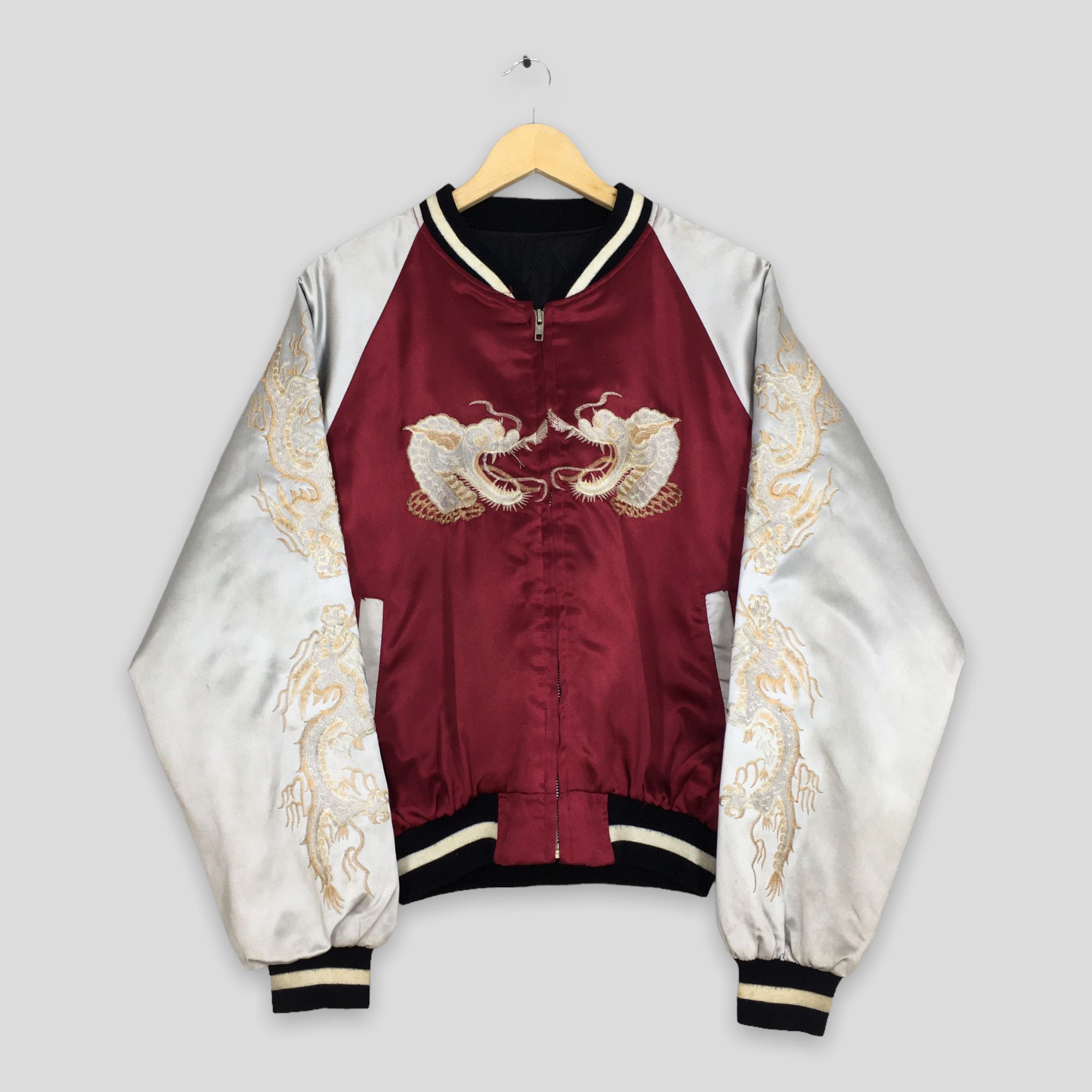 Japanese Brand Vintage Sukajan Souvenir Japan Tokyo Dragon Jacket ...