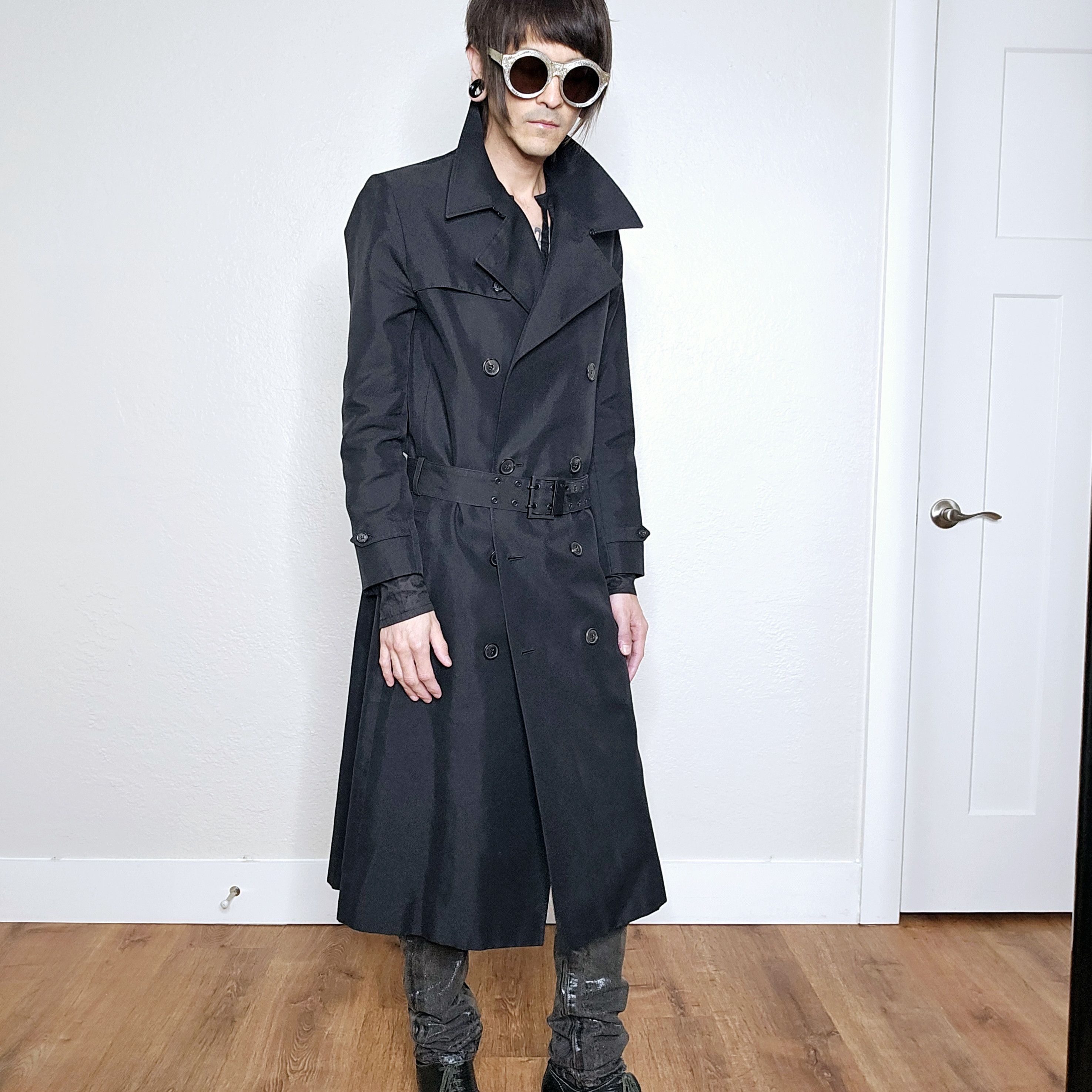 Dior × Hedi Slimane Dior Homme by Hedi Slimane Trench SS 04 Strip | Grailed