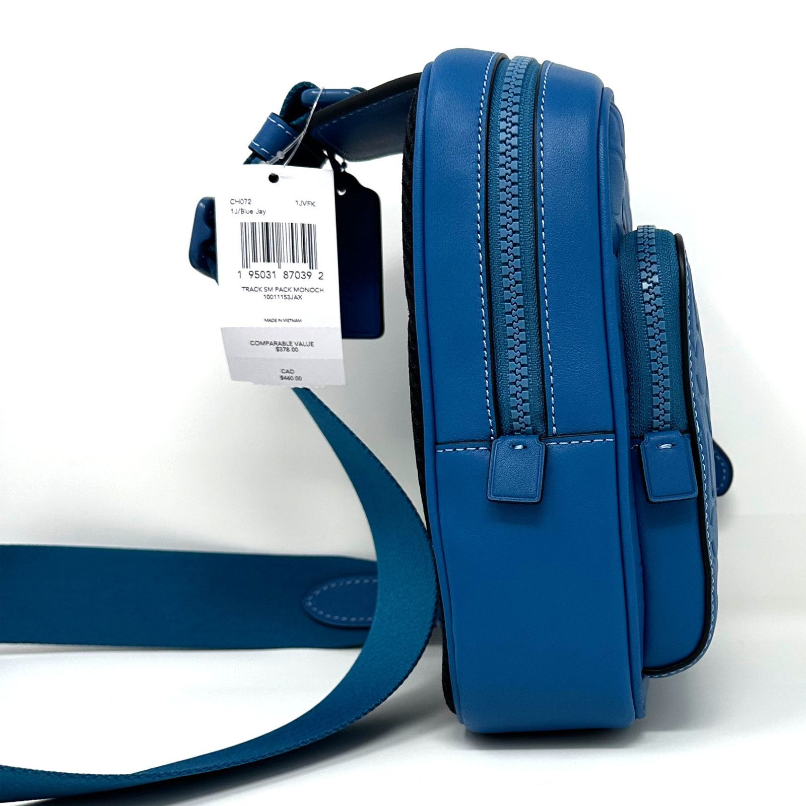 Coach Coach Track Pack 14 In Signature Leather Blue Jay CH072 | Grailed
