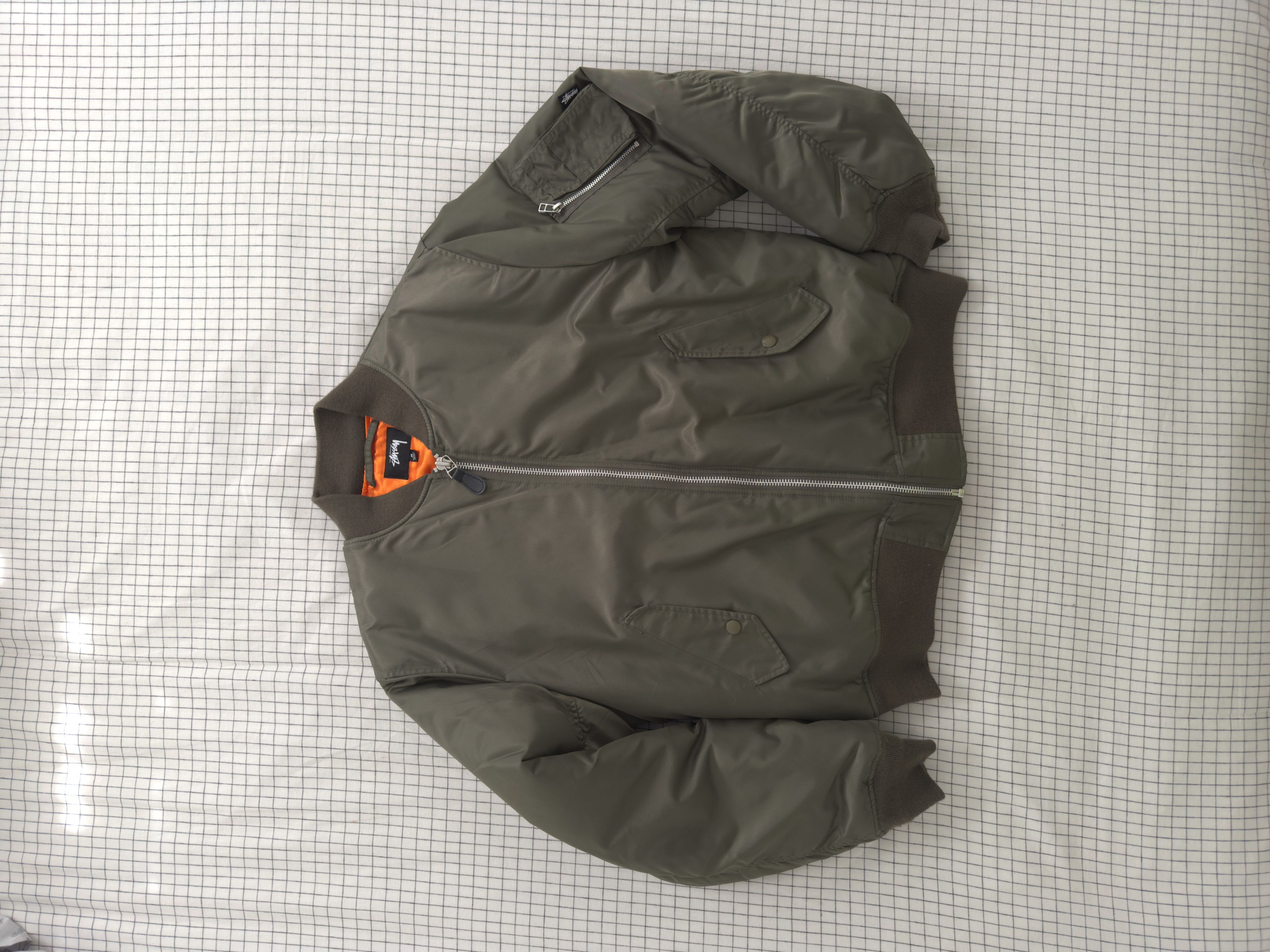 CDG CDG CDG × Stussy Stussy CDG MA-1 Bomber Jacket | Grailed
