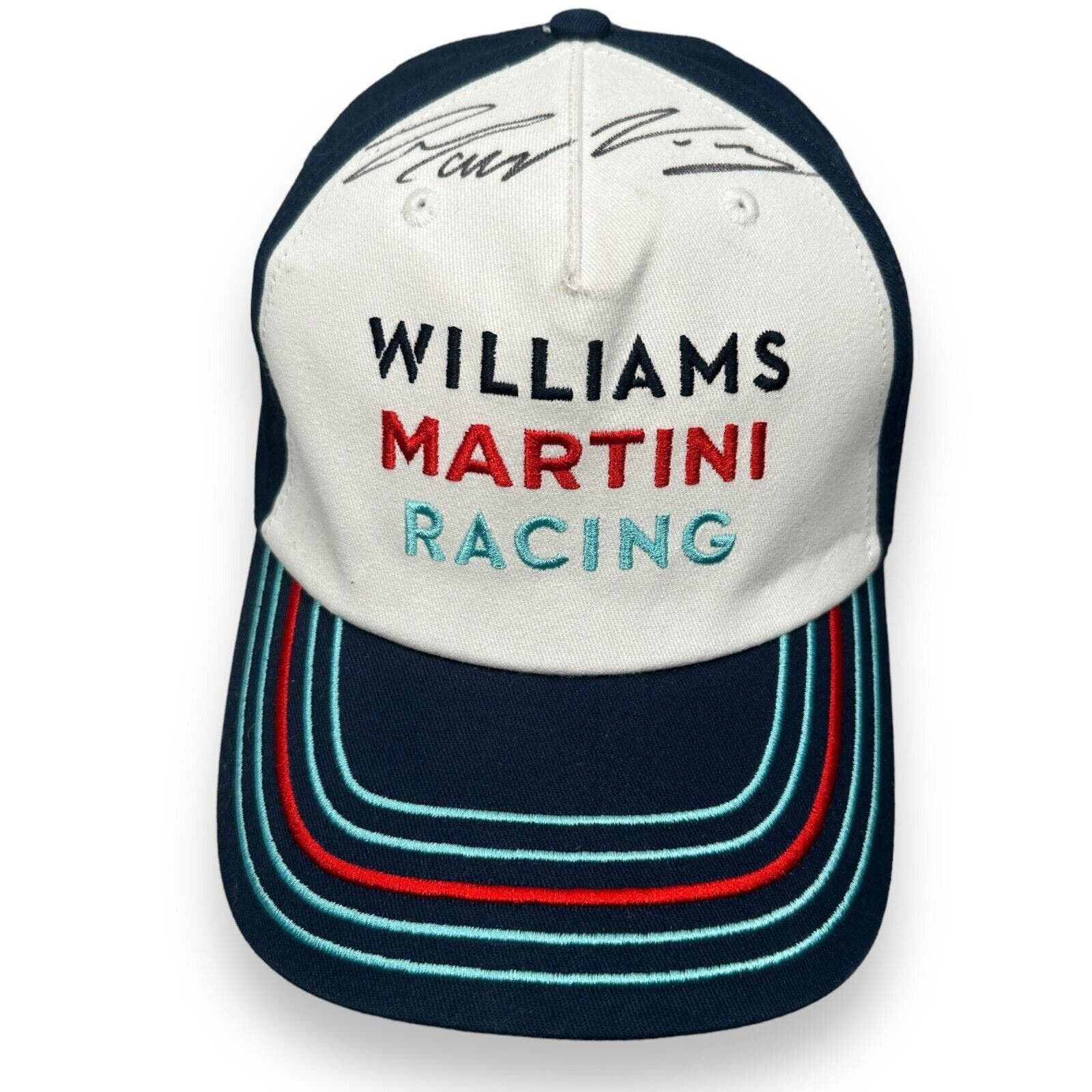 Hackett Williams Martini F1 Hat Felipe Massa Valteri Bottas Signed ...