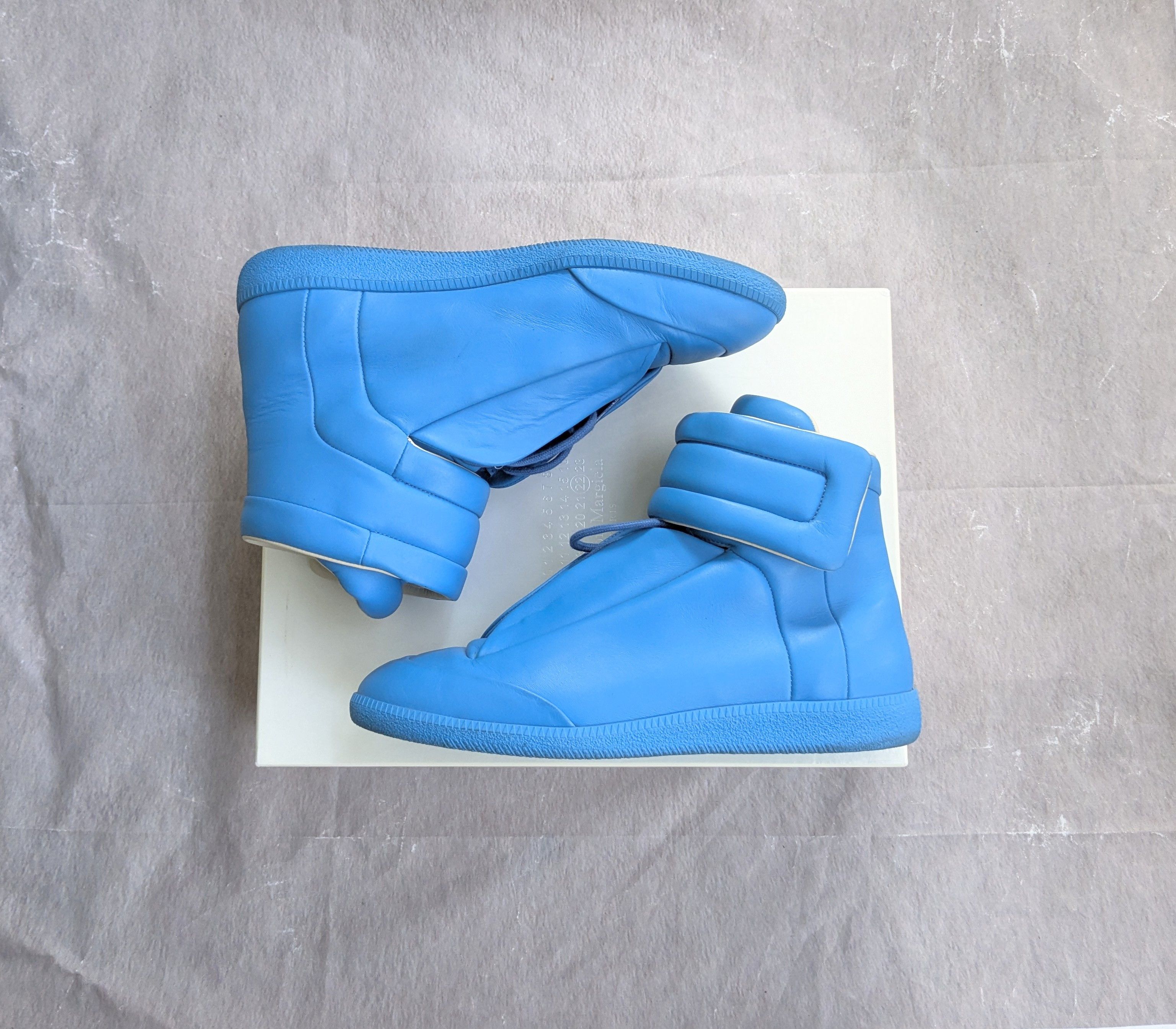 Maison Margiela Maison Margiela Future Baby Blue 11 44 Leather High Top ...