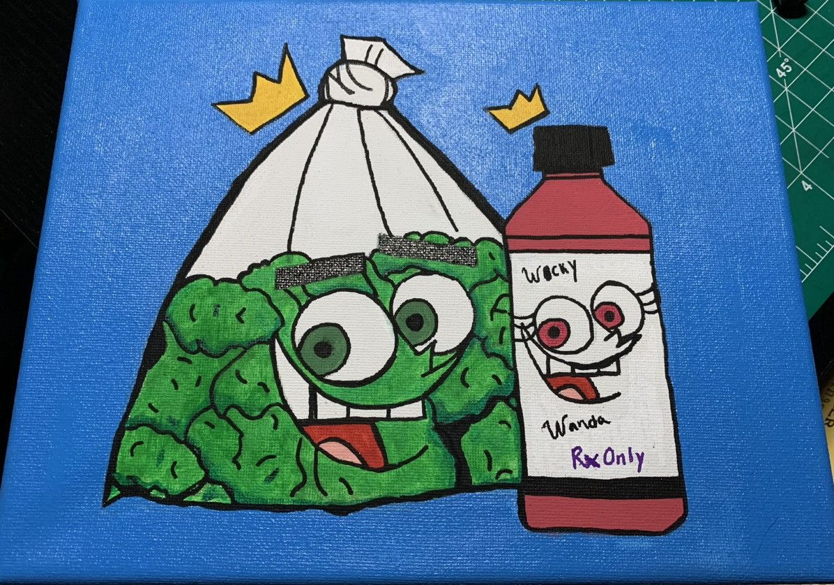 Other Custom Wocky Painting | Grailed