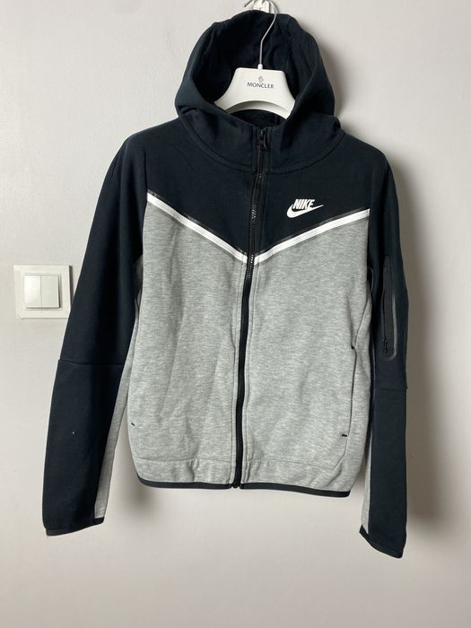 Nike Nike tech fleece zip-up hoodie drill hip hop | Grailed