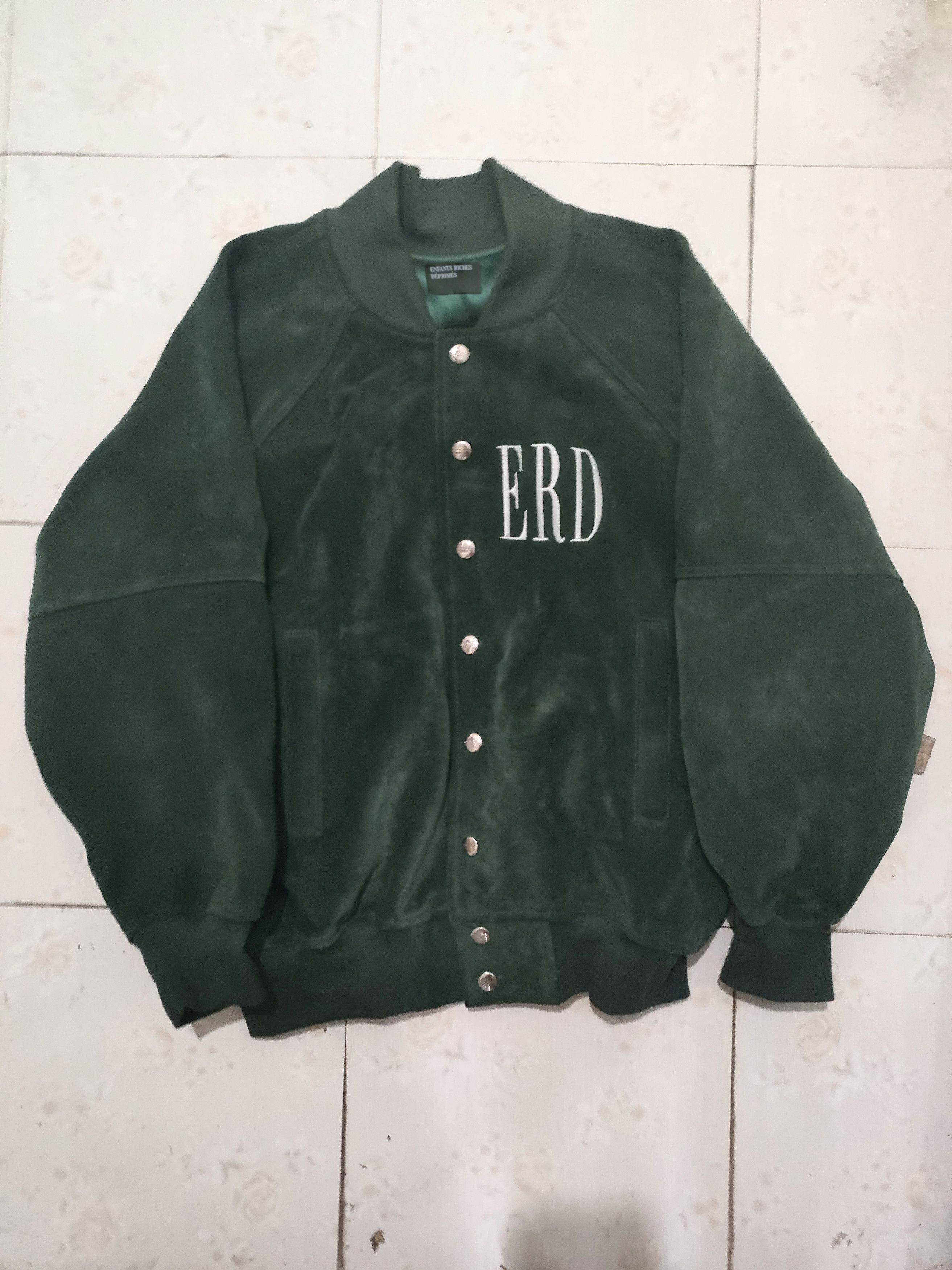Enfants Riches Deprimes ERD Rare Green Baseball Jacket | Grailed