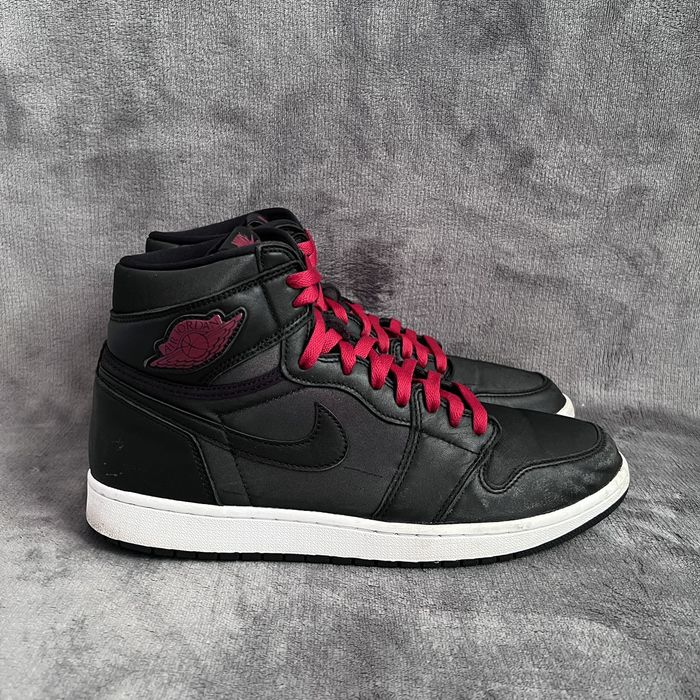 Jordan Brand 2020 Nike Air Jordan 1 Retro High OG - Black Satin Gym Red ...