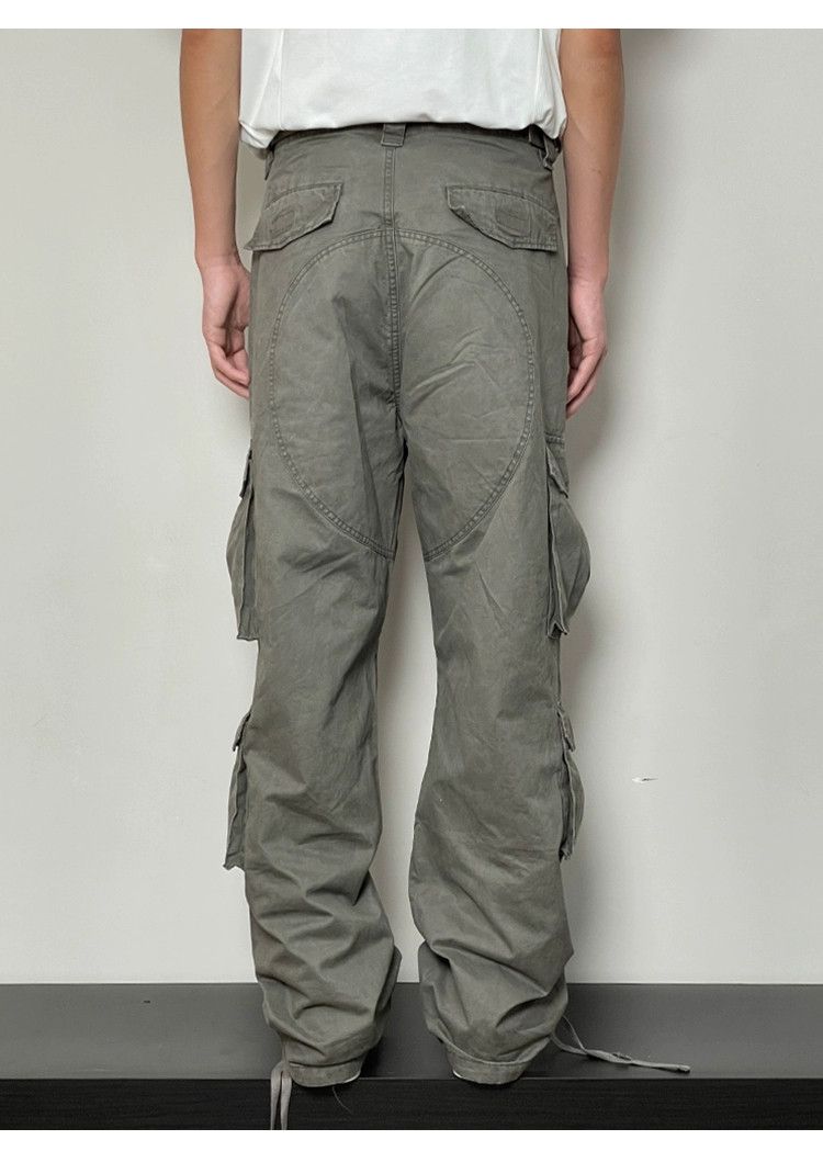 Designer × Japanese Brand × Vintage faded washed military utility cargo ...