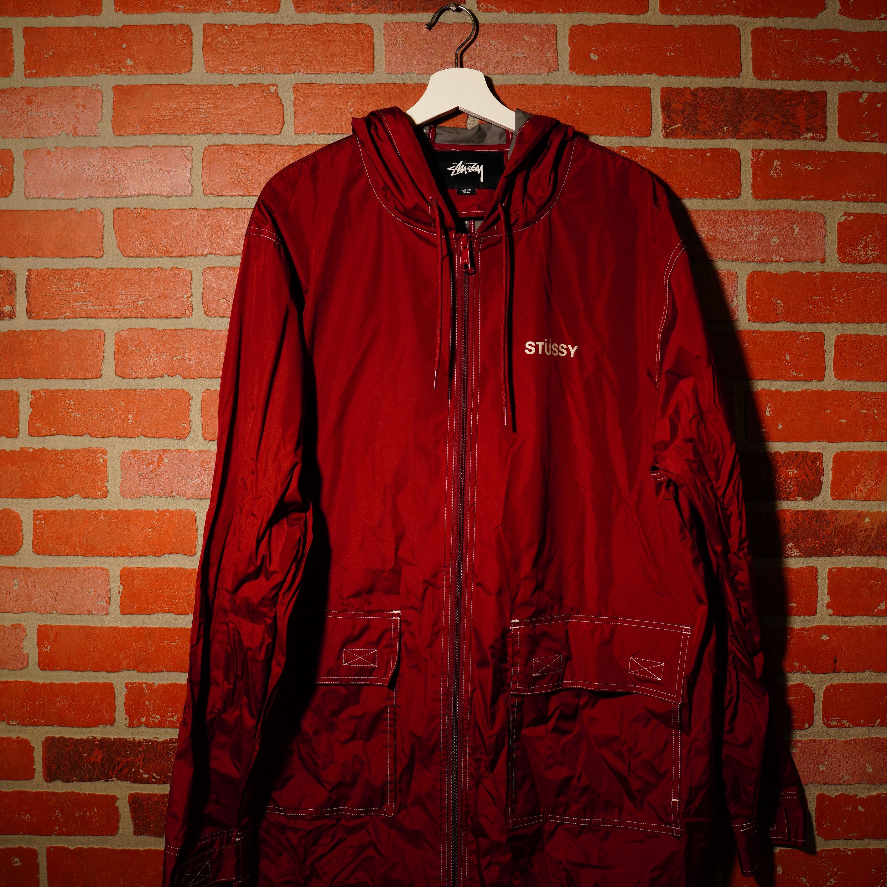 Stussy Stussy Red Logo Rain Coat | Grailed
