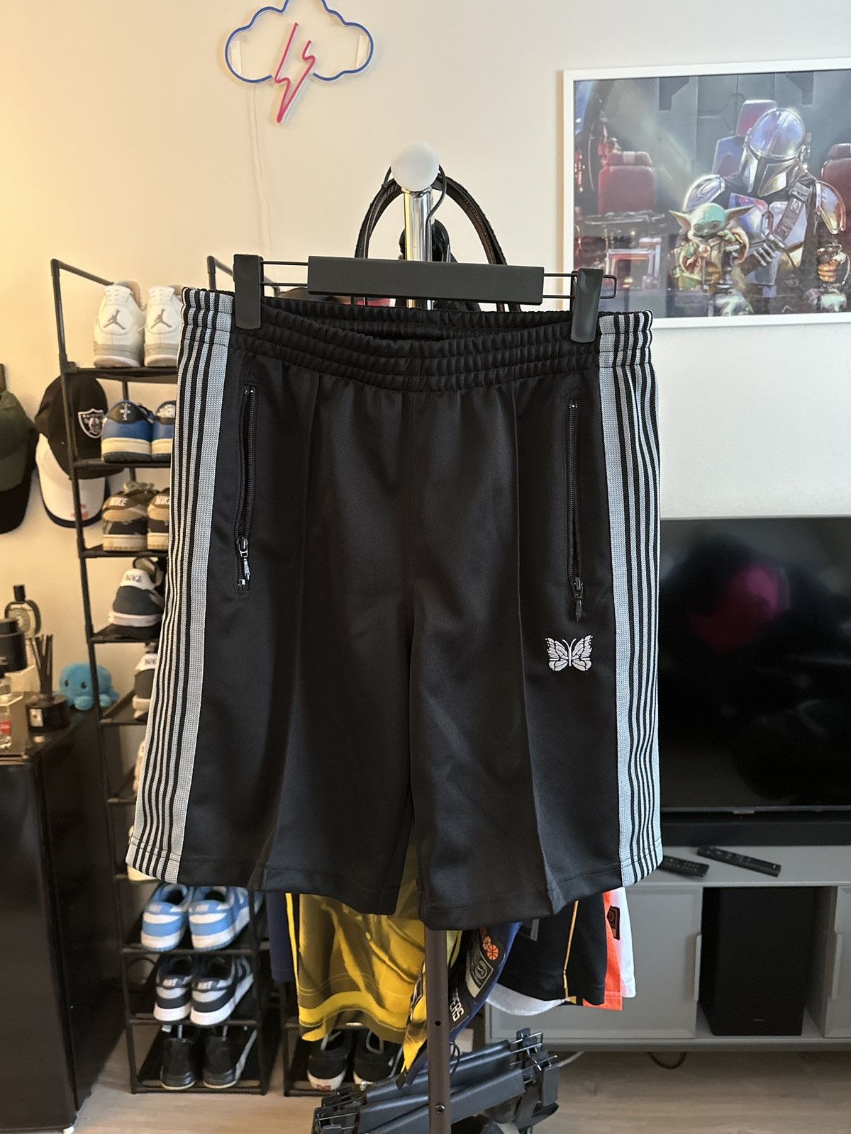 Needles × Nepenthes Needles Track Shorts | Grailed