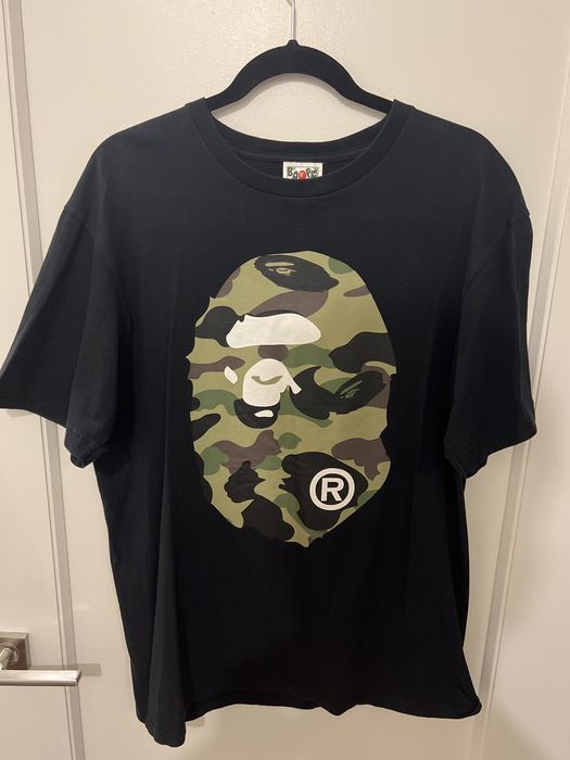 Bape Classic Camo Head Tee | Grailed