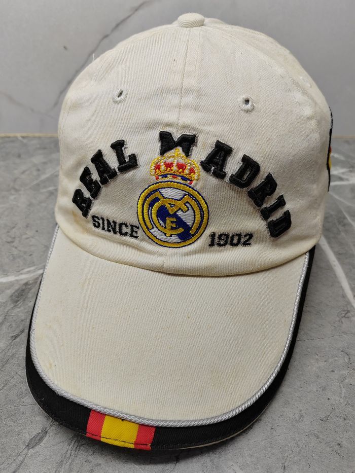 Real Madrid × Soccer Jersey × Vintage Vintage Real Madrid Cap Hat | Grailed