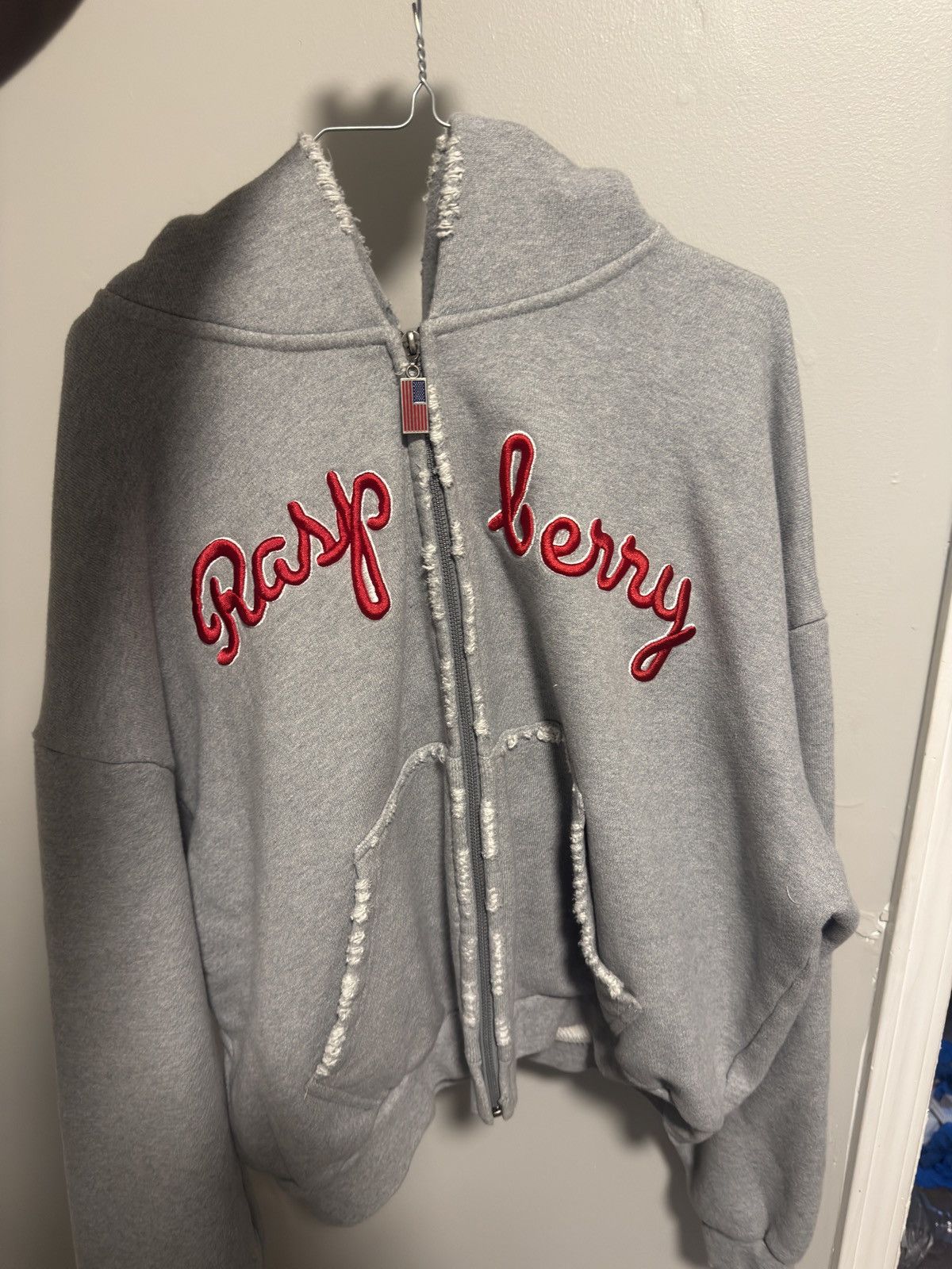 The GV Gallery Raspberry hills script zip up hoodie | Grailed
