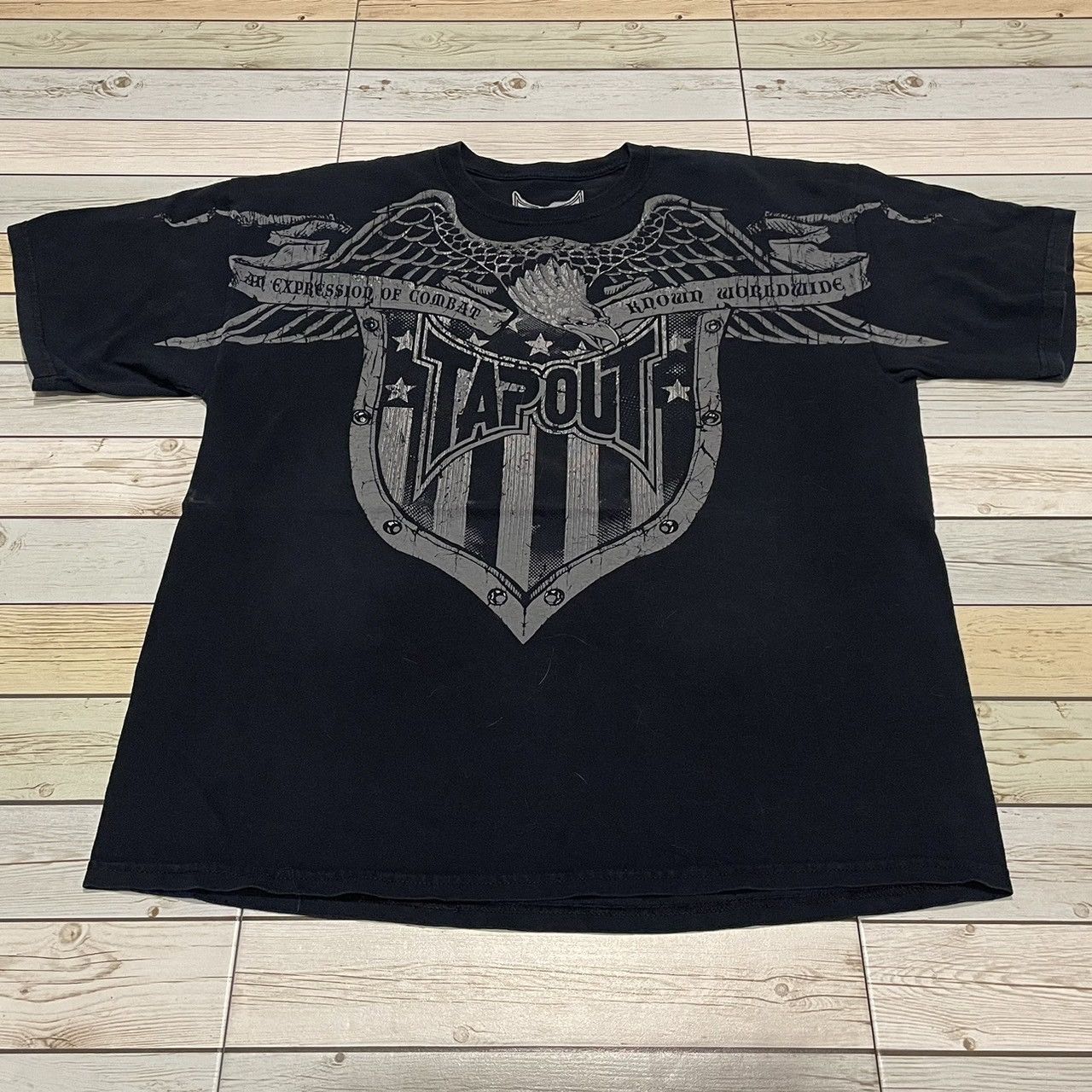 Affliction × Ed Hardy × Streetwear Rare Tapout Wings Cross Tee Y2K ...