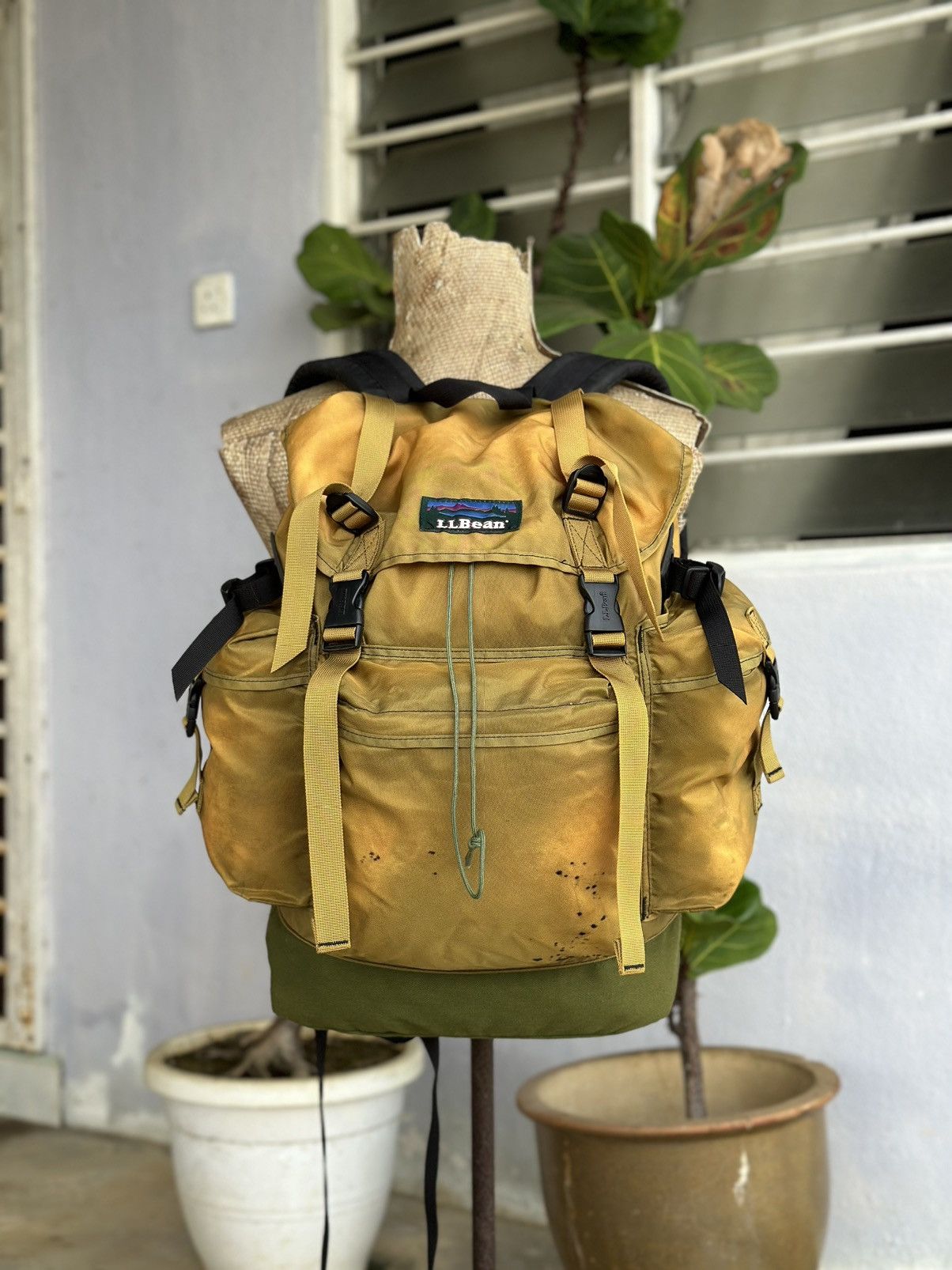 Backpack × L.L. Bean × Outdoor Life RARE‼️ VINTAGE LL BEAN SUN FADE ...