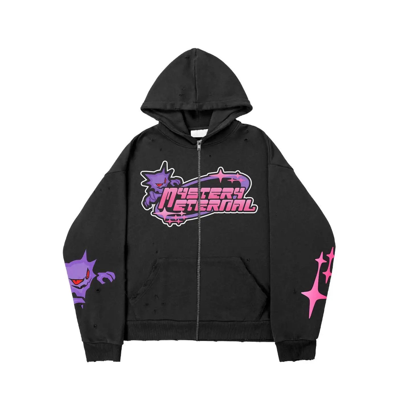 Japanese Brand × Vintage Y2K Mystery Eternal Distressed Gengar Hoodie ...