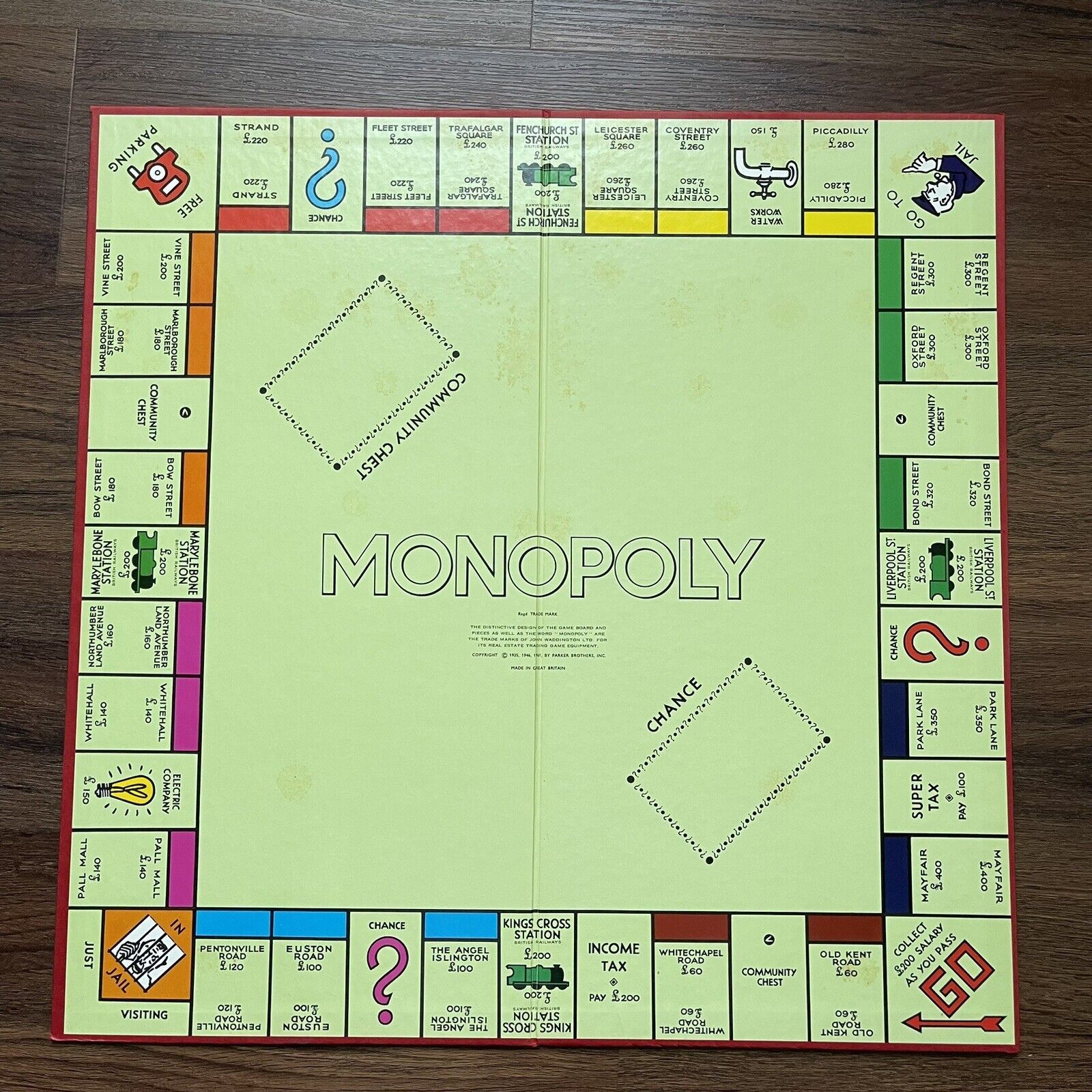 Rare VTG British MONOPOLY Game John Waddington, London & Leeds | Grailed