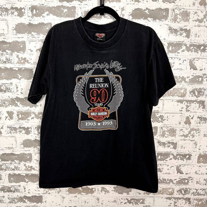 Vintage Vintage Harley Davidson 90th Anniversary Shirt Size Large | Grailed